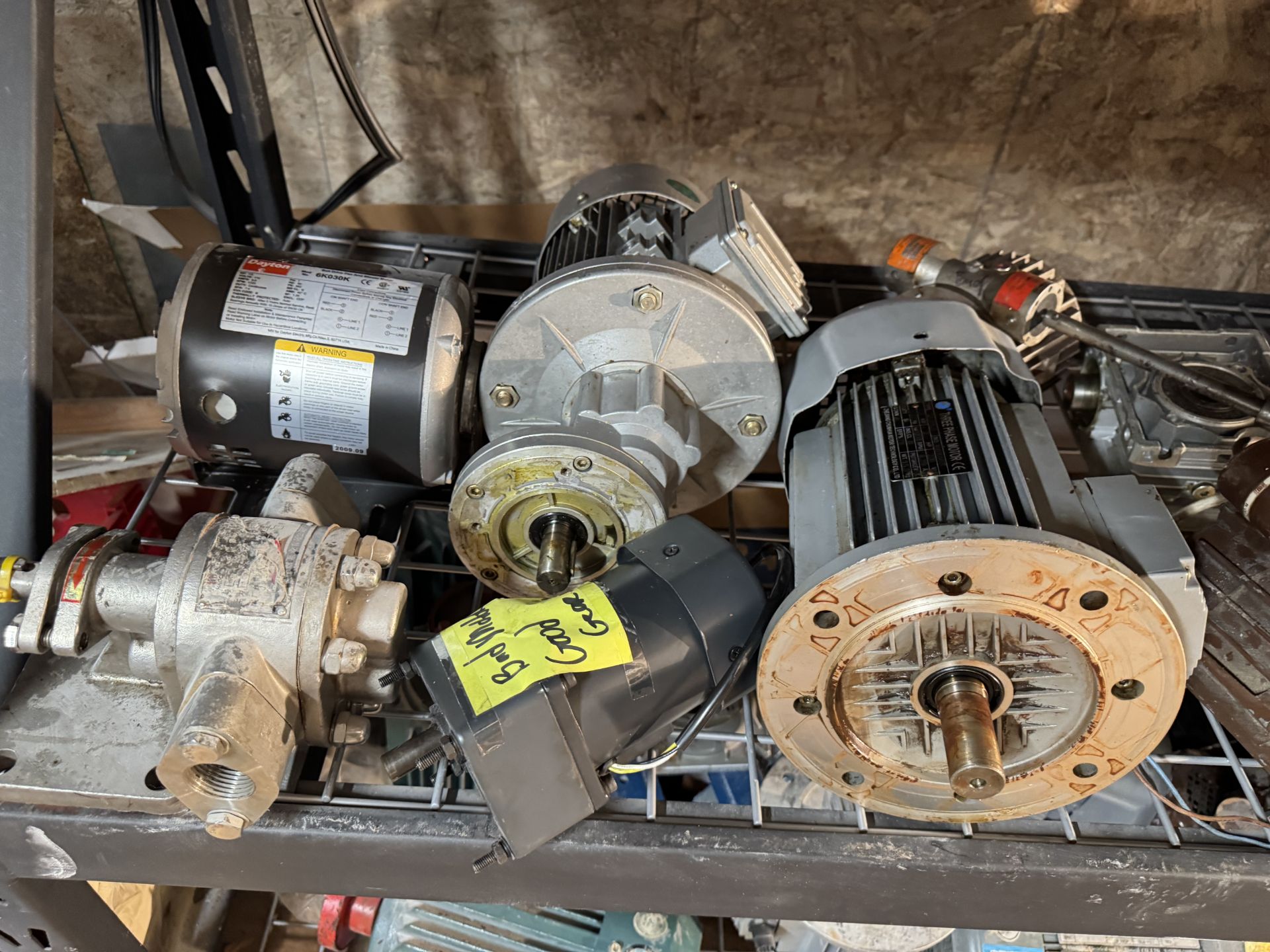 [LOT] of Assorted Motors and Gearmotors, consisting of various electric ...