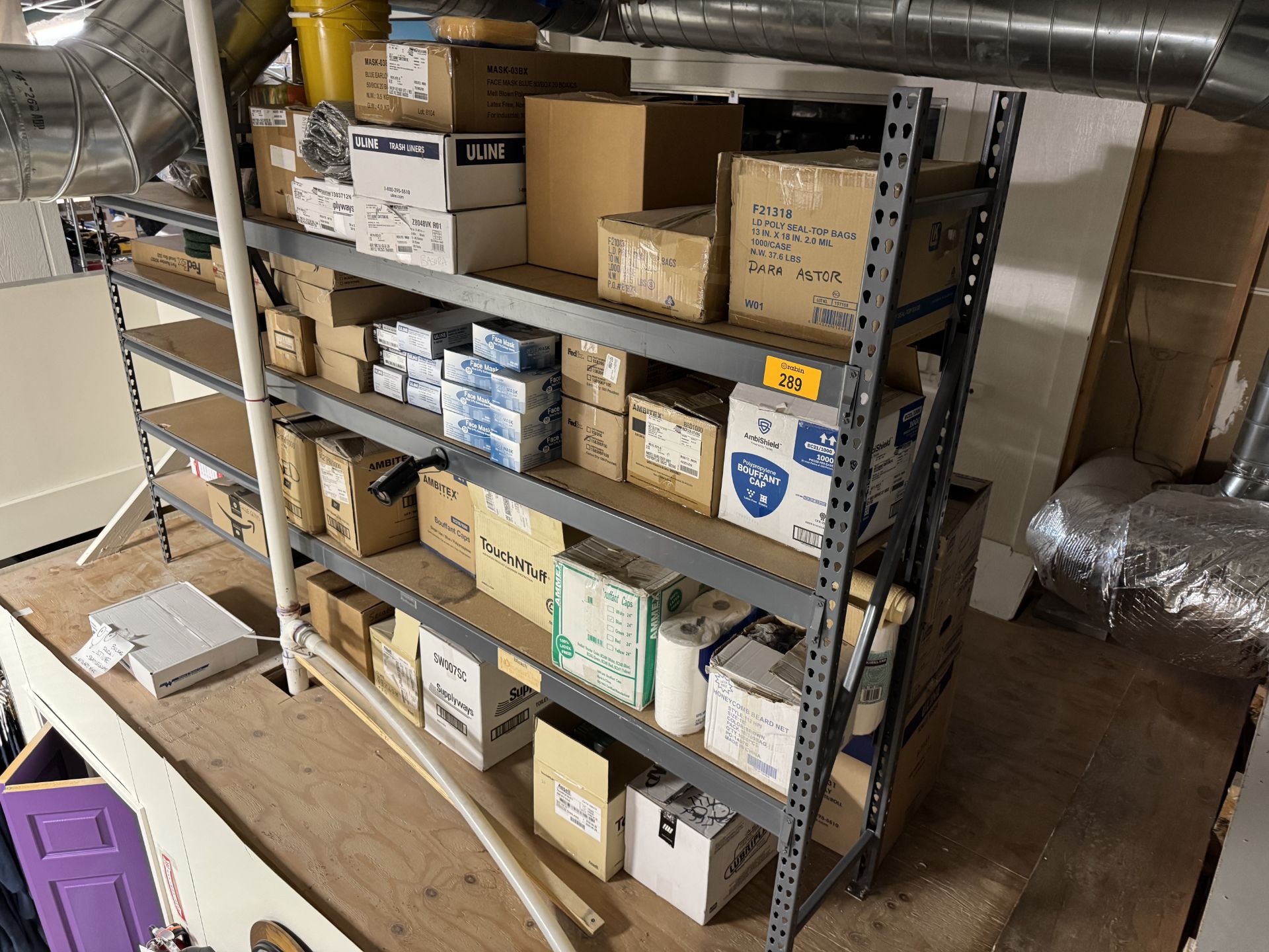 [LOT] of Assorted PPE and Supplies, consisting of gloves, masks, hair ...