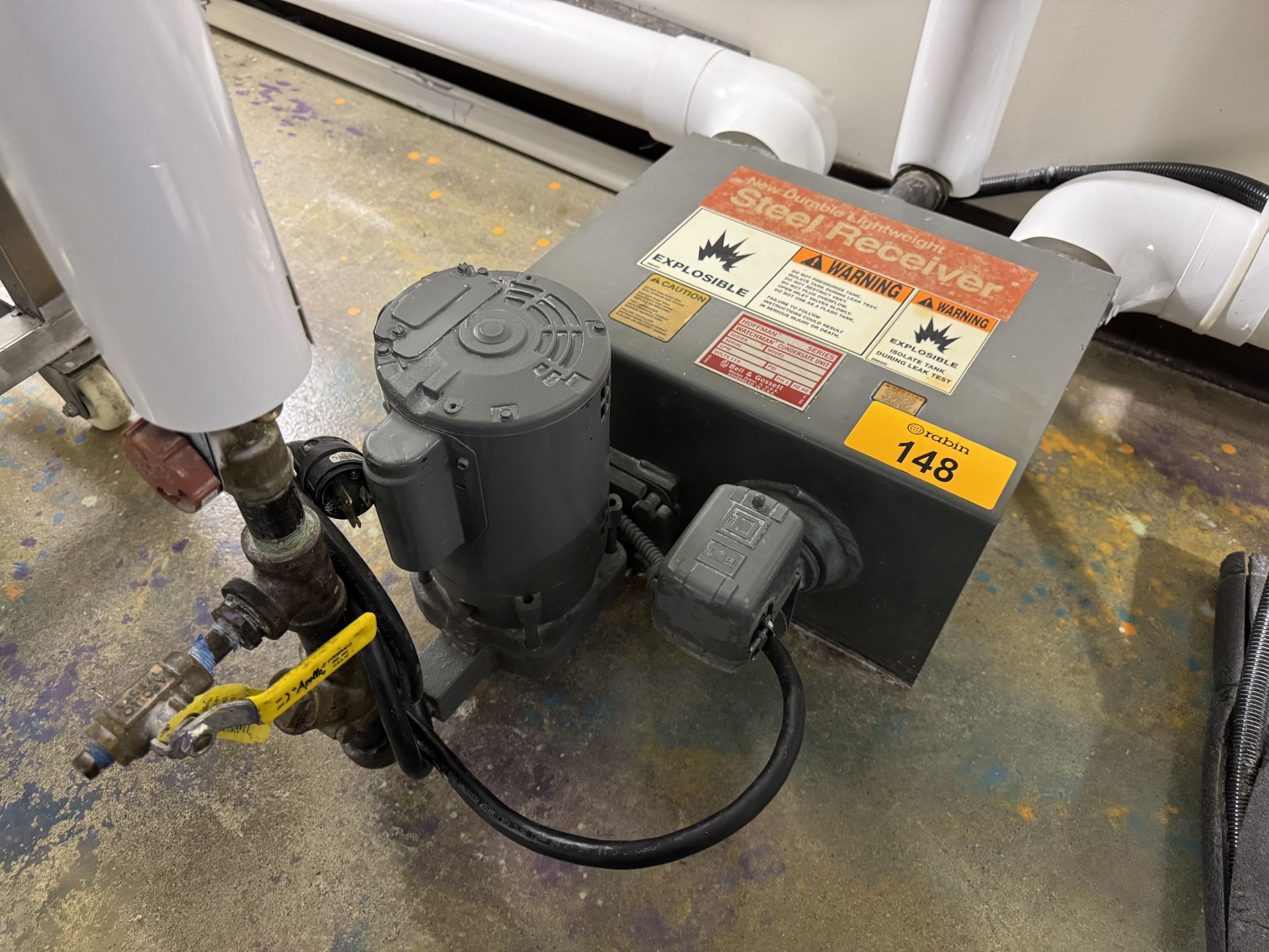 Bell & Gossett Condensate Return System, model WCS-6-20, s/n 160010 ...