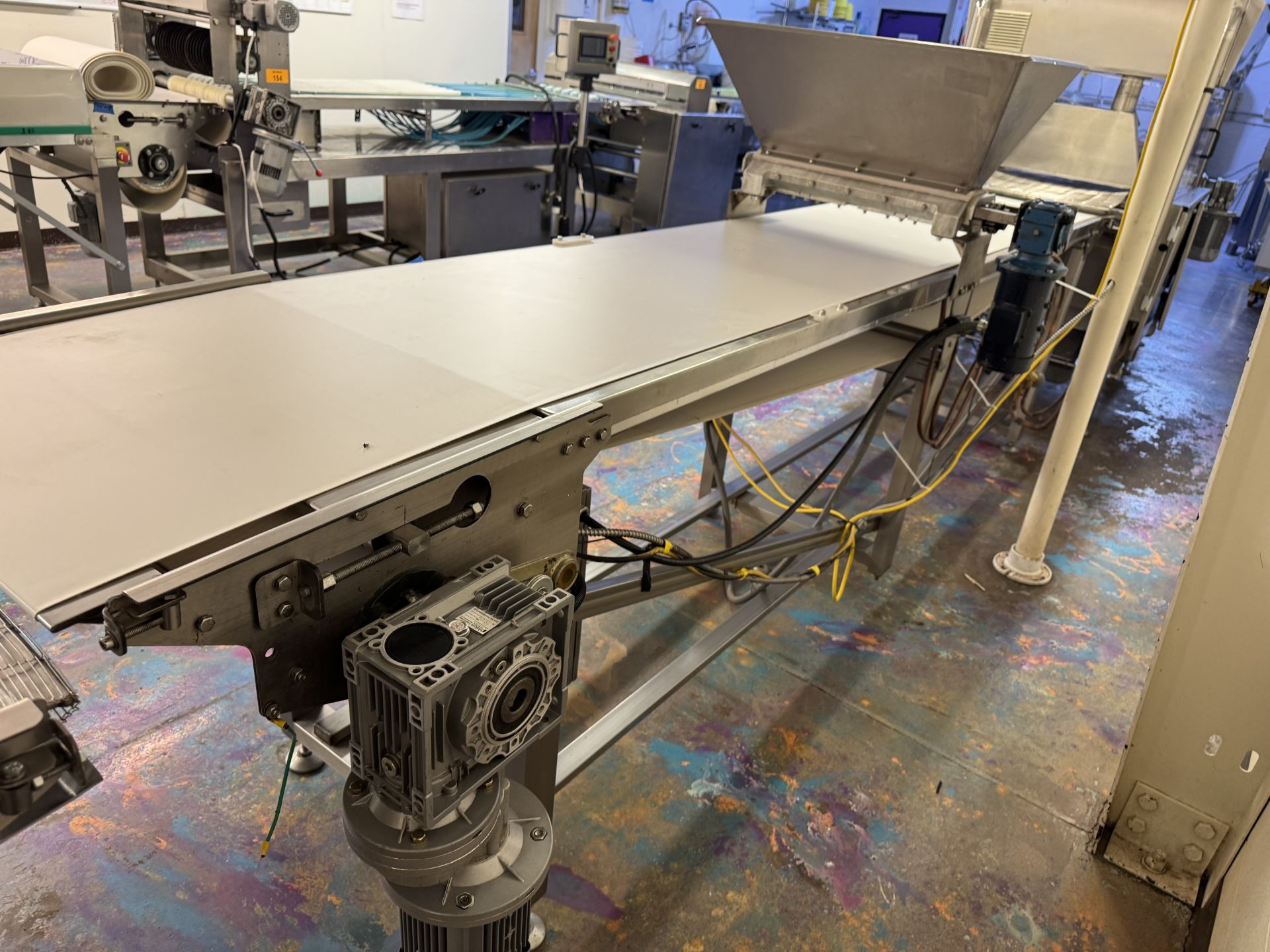 Shanghai Candy Machine Chilled Conveyor w/ Nut Sprinkler, 156"l x 24"w ...