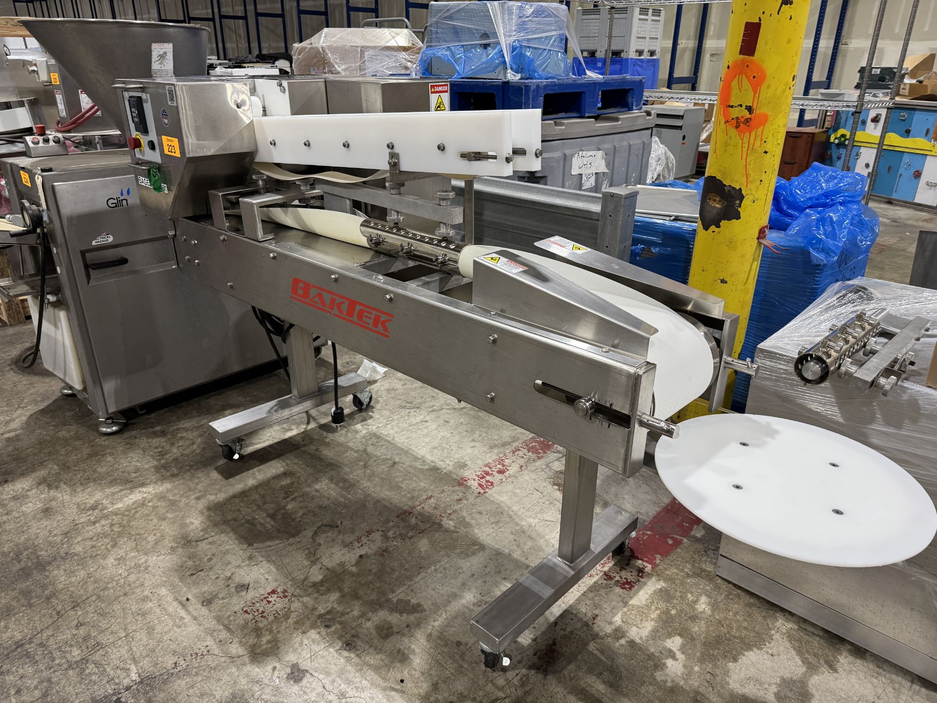 BakTek Bagel Forming Machine, consisting of (2) forming dies, AC Tech ...