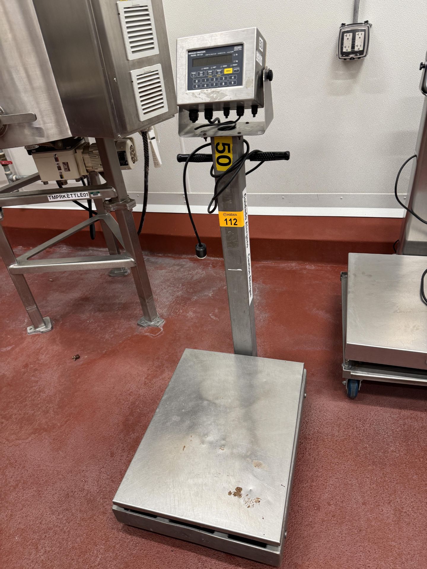 Weigh-Tronix Platform Scale, model WI-125, s/n 80719