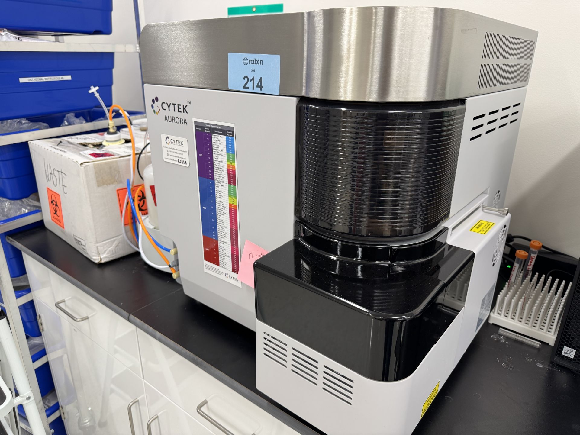 Cytek Spectral Flow Cytometry, model Aurora, w/ automated sample loader ...
