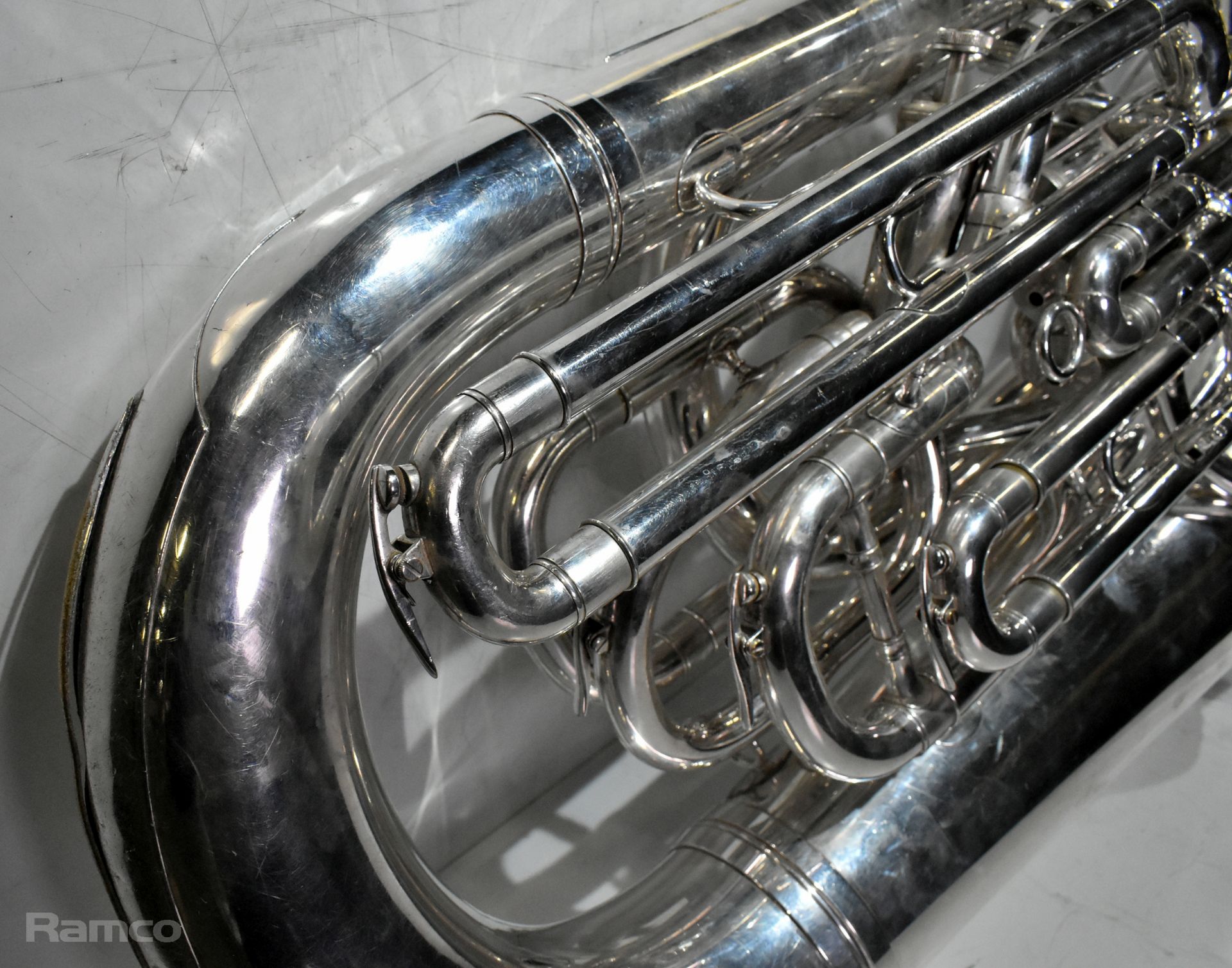 Besson Sovereign BE982 tuba in hard storage case - Serial No: 09300453
