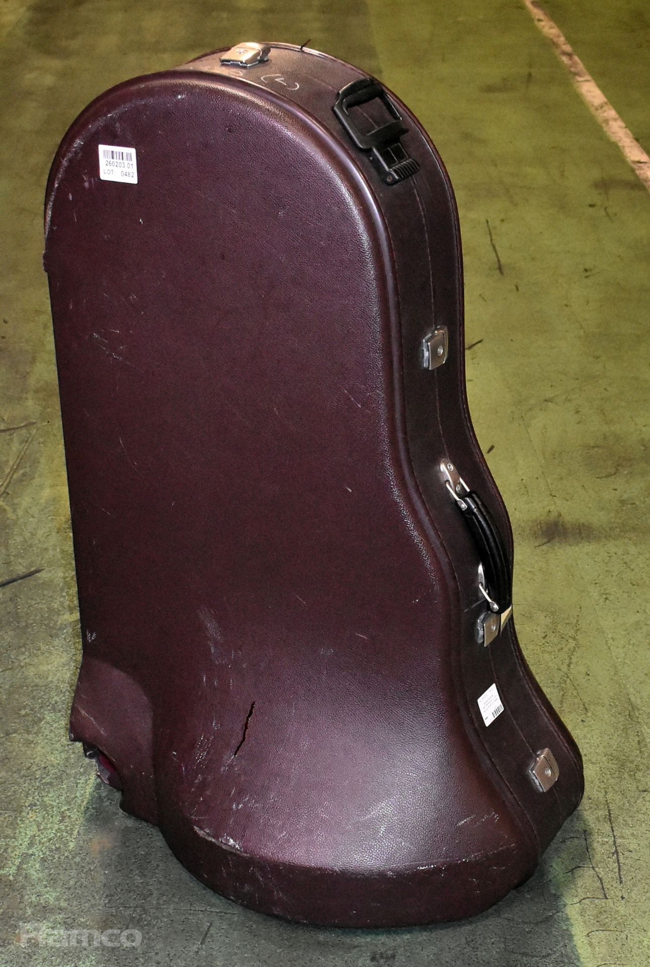 Besson Sovereign BE982 tuba in hard storage case - Serial No: 904354