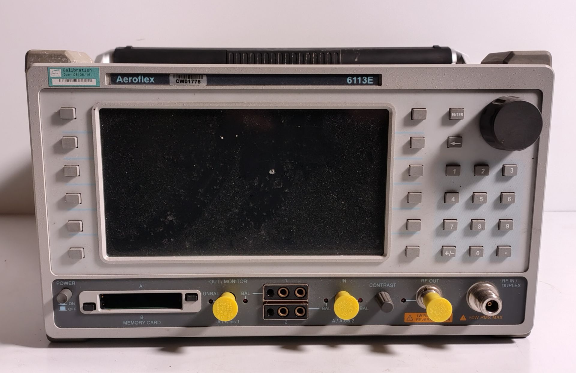 Aeroflex 6113E radio test set - Serial No: 2450 - W 390 x D 500 x H 200mm