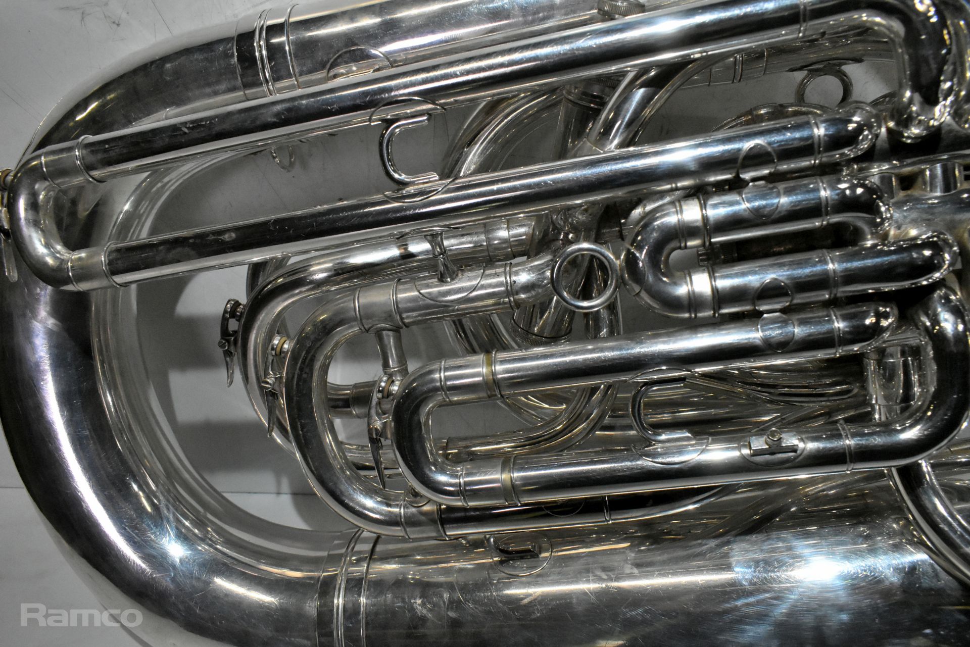 Besson Sovereign BE982 tuba in hard storage case - Serial No: 09300453