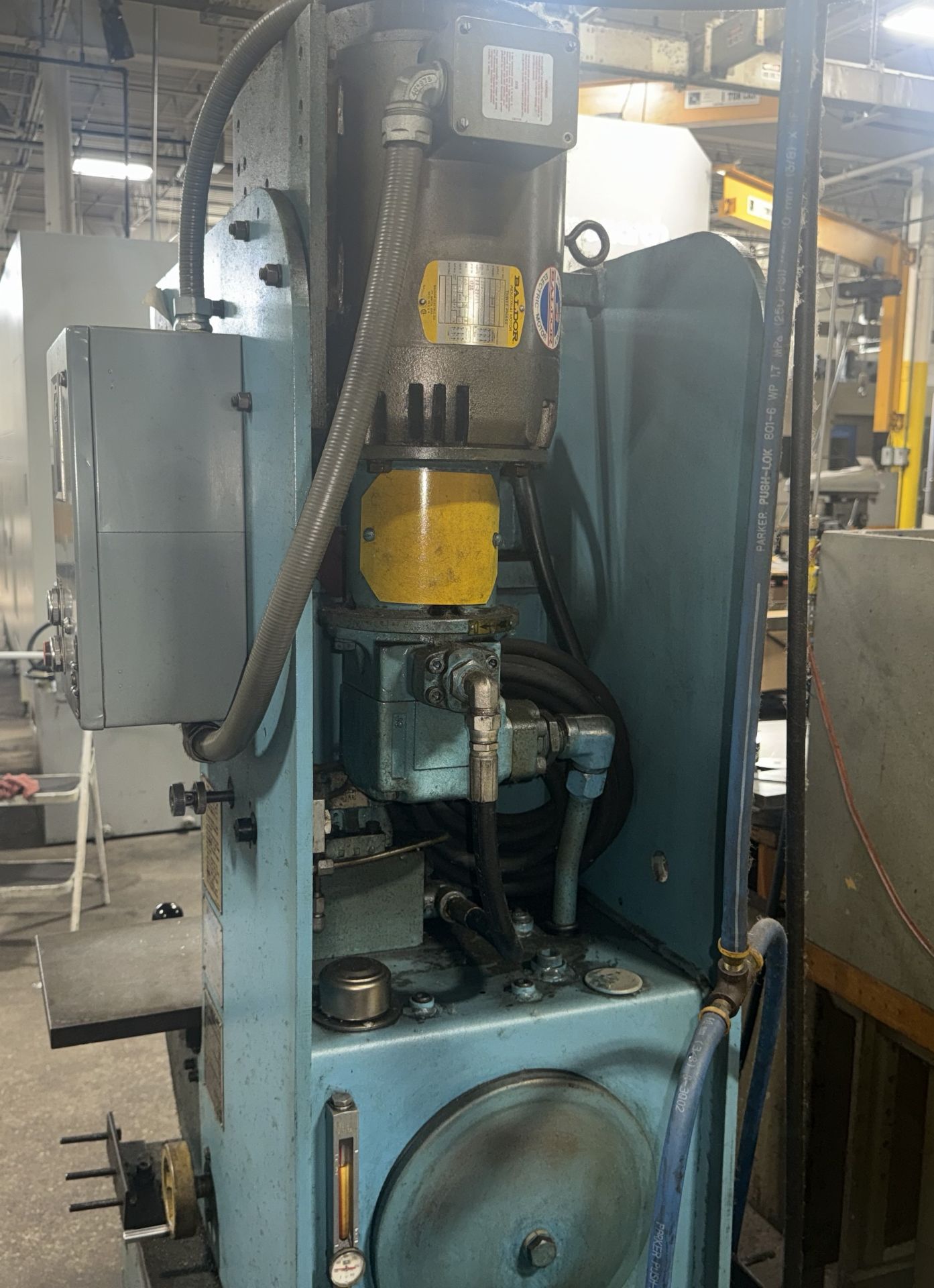 4-Ton Denison Multipress Model WR47M-C-261 Hydraulic C-Frame Press: (SN ...