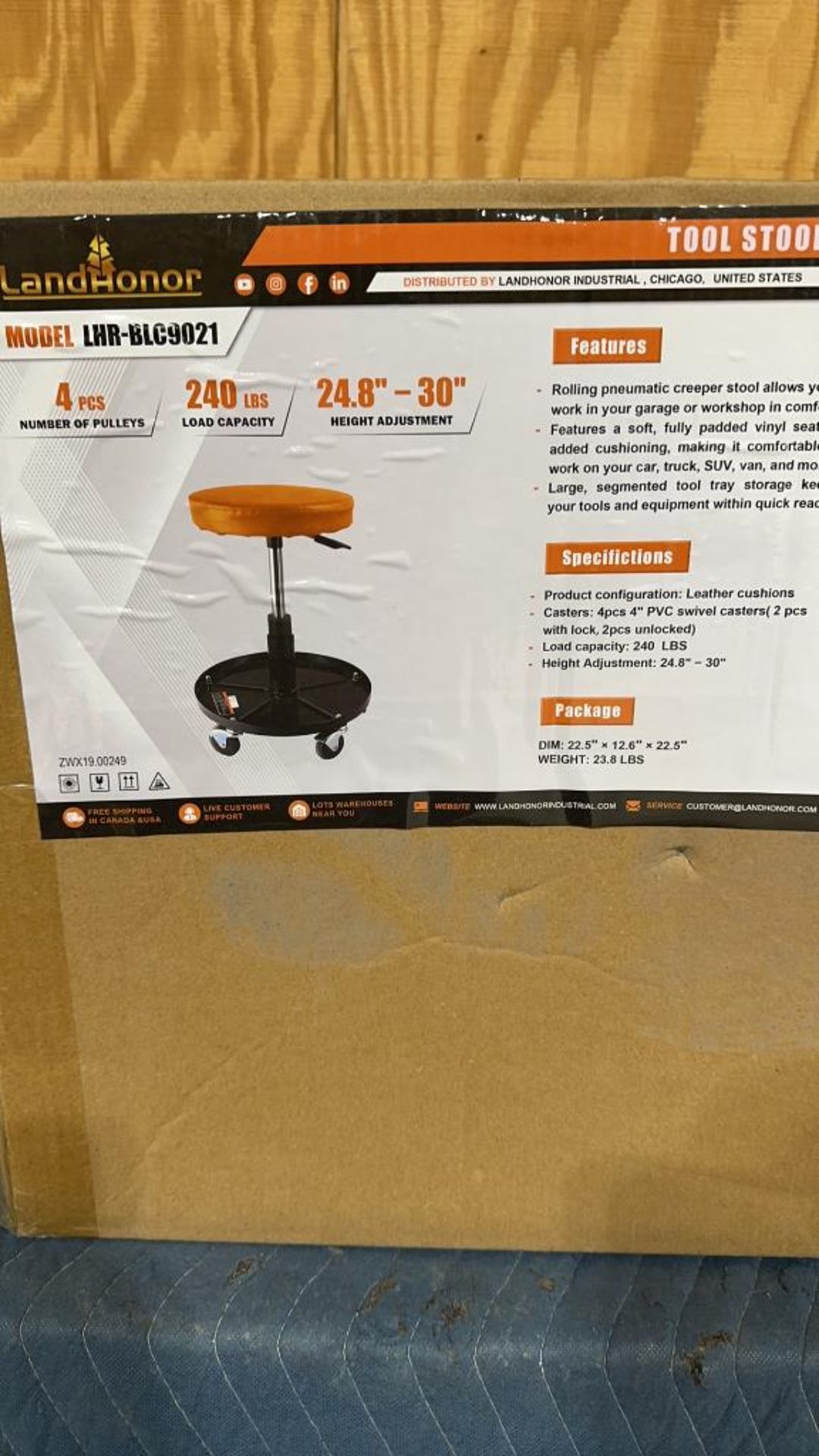 240lb Tool Stool