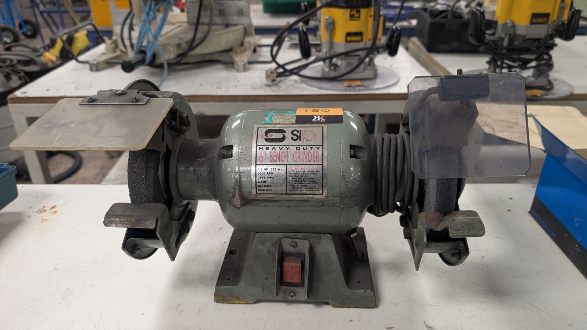 Sip Heavy Duty 6" Bench Grinder. Please note, all lots in this lot iare ...