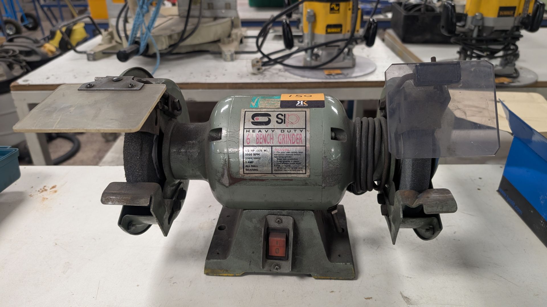 Sip Heavy Duty 6" Bench Grinder. Please note, all lots in this lot iare ...