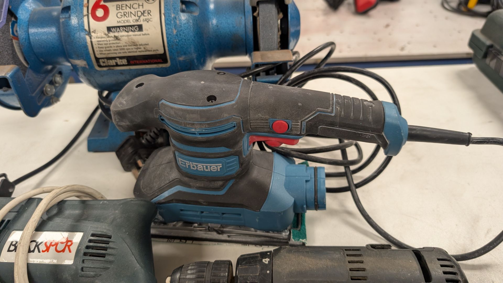 Large Quantity of Hand Power Tools. This lot comprises Clarke Bench ...