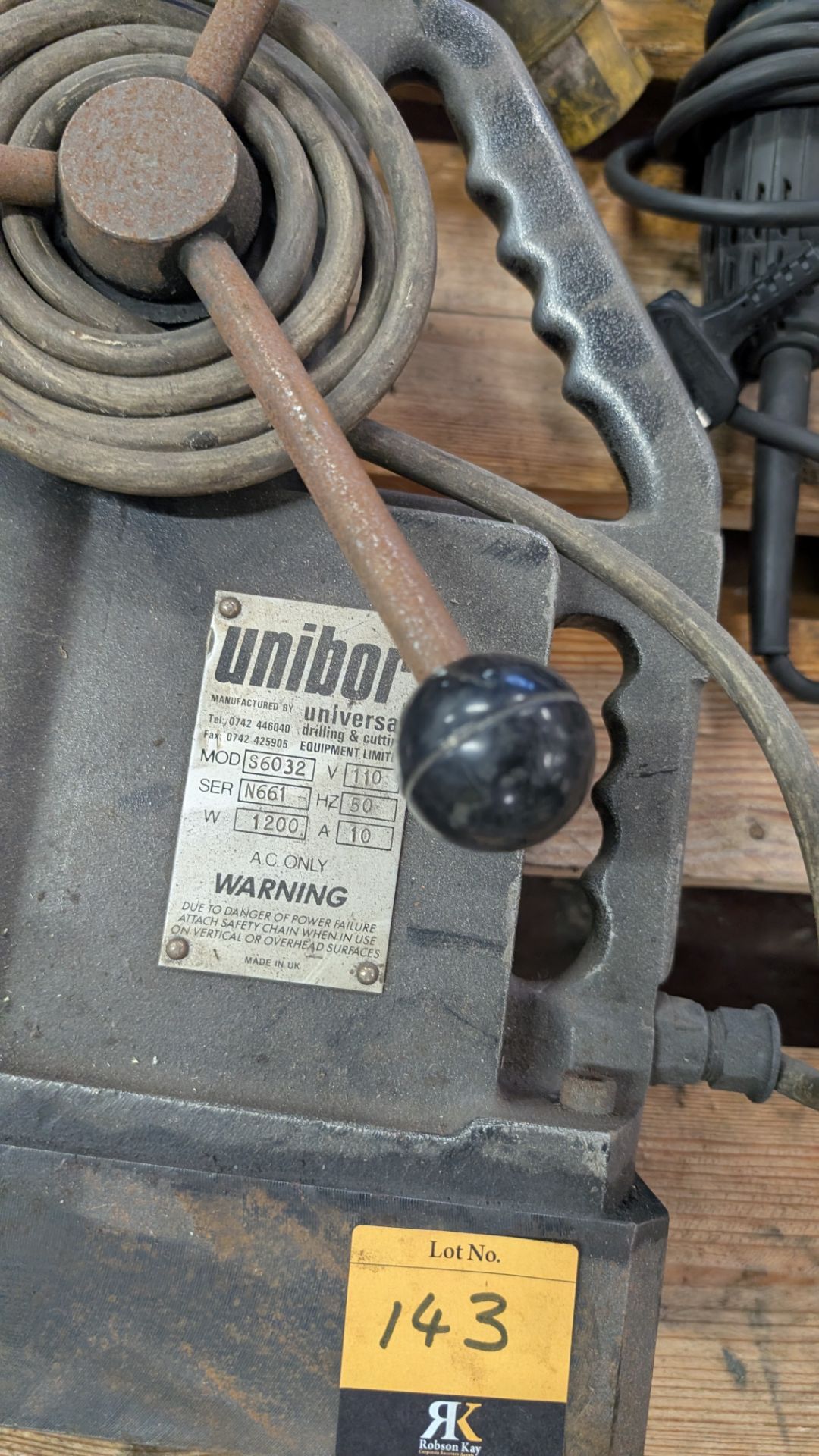 Pallet of Miscellaneous Tools. This lot comprises Unibor Universal ...