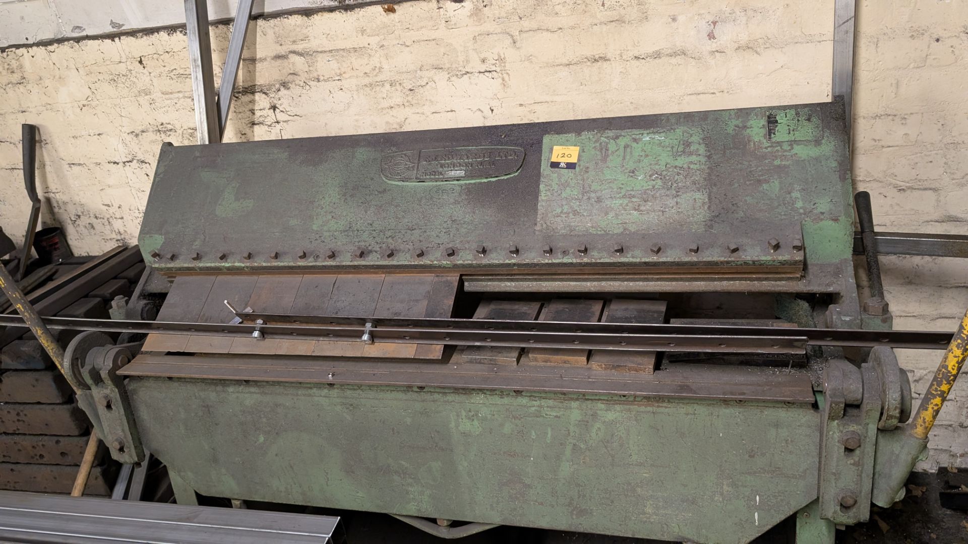 E.J Edwards Ltd Model: APT.166-BHP Metal Folder. Please note, all lots ...