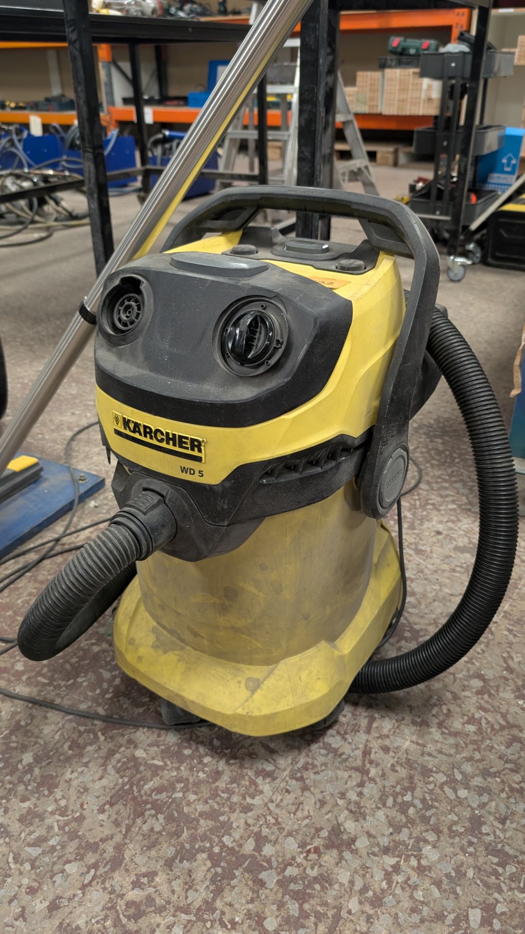 2 off Karcher WD5 Wet and Dry Vacuum Cleaner. Please note, all lots in ...