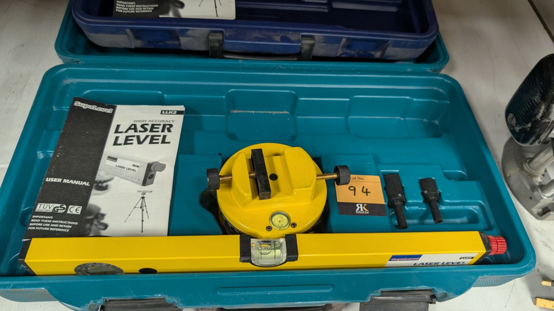 2 off Laser Level Kits. NB- Appears incomplete. Please note, all lots ...