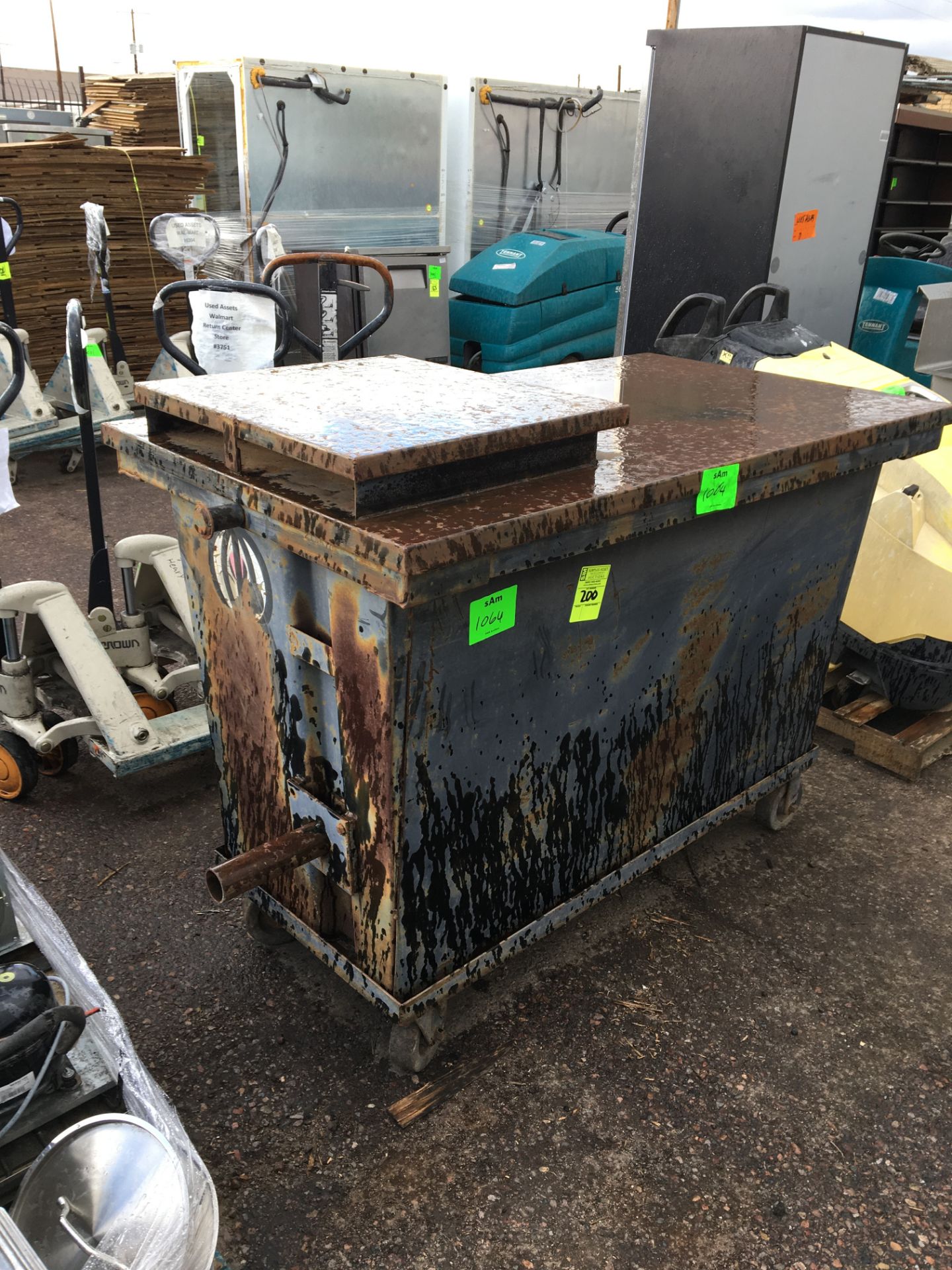 LARGE GREASE TRANSPORT BIN