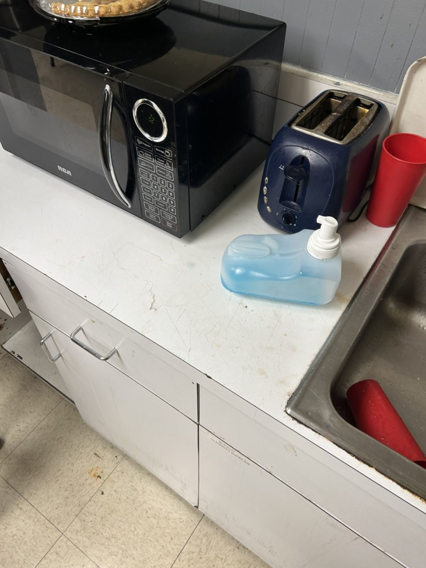 BREAK ROOM MILLWORK SINK TABLE