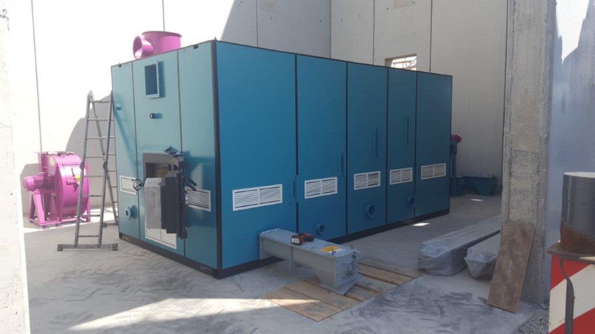 Furnace - Polytechnik step grate furnace with up to 4MW thermal output ...