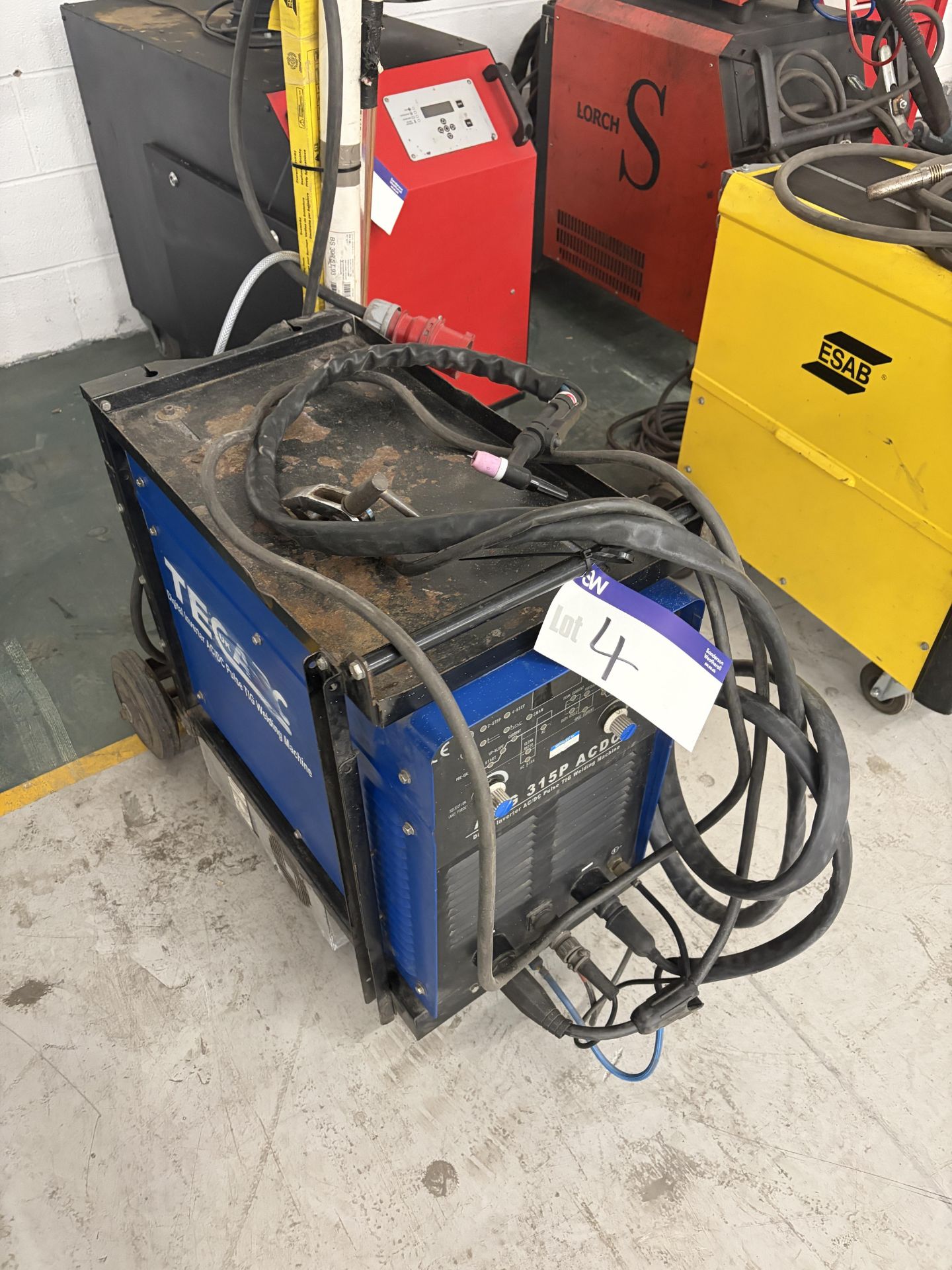 Tecarc ATIG 315P Tig Welding Machine, serial no. 13055613066, 440V ...