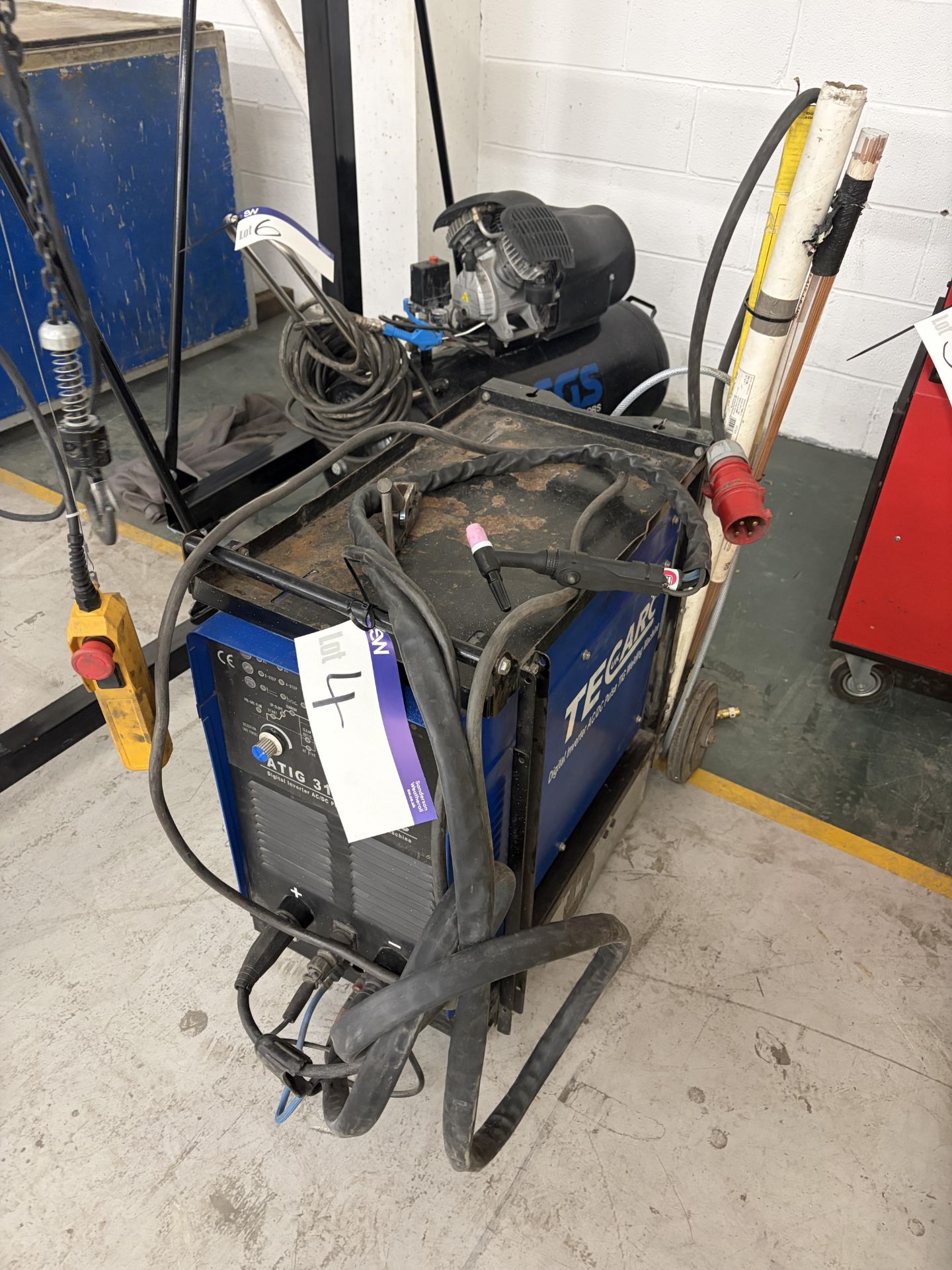 Tecarc ATIG 315P Tig Welding Machine, serial no. 13055613066, 440V ...