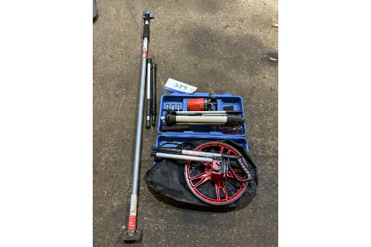 Draper LLK3 Laser Level, Measuring Wheel etc. (power tool area) Please ...