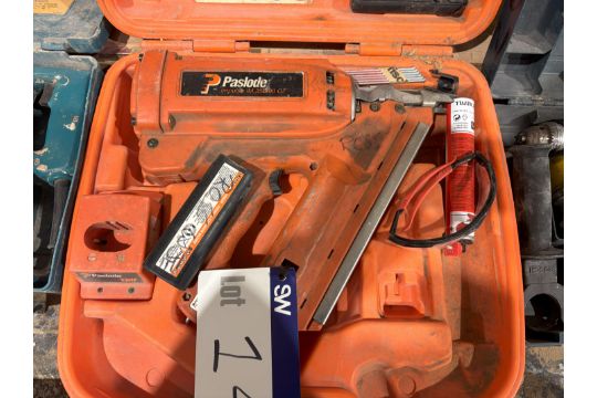 Paslode Impulse IM 350/90 CT Nail Gun, with plastic carry case Please ...