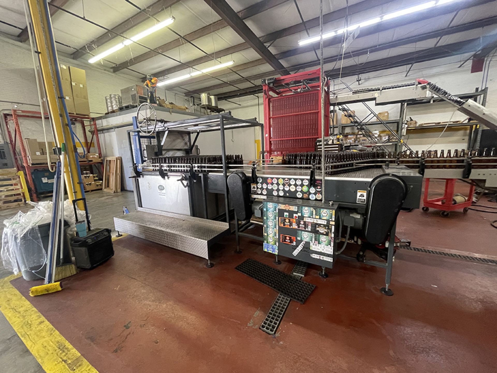 (Located in Garland, Texas) Complete COMAC Bottling Line includes Depal ...