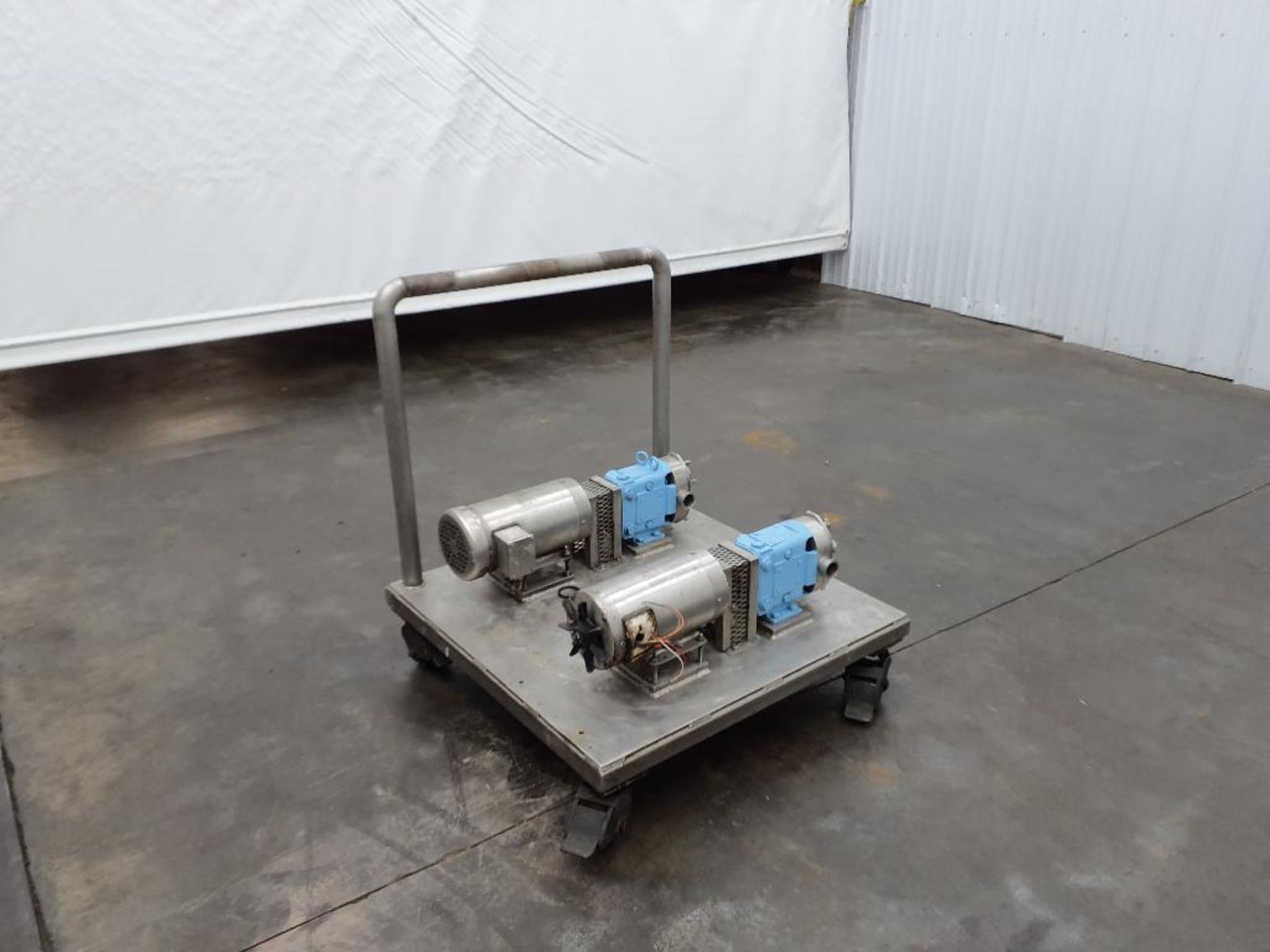 Used Skid of (2) SPX Waukesha Cherry-Burrell 018 U1 PD Pumps: The SPX ...