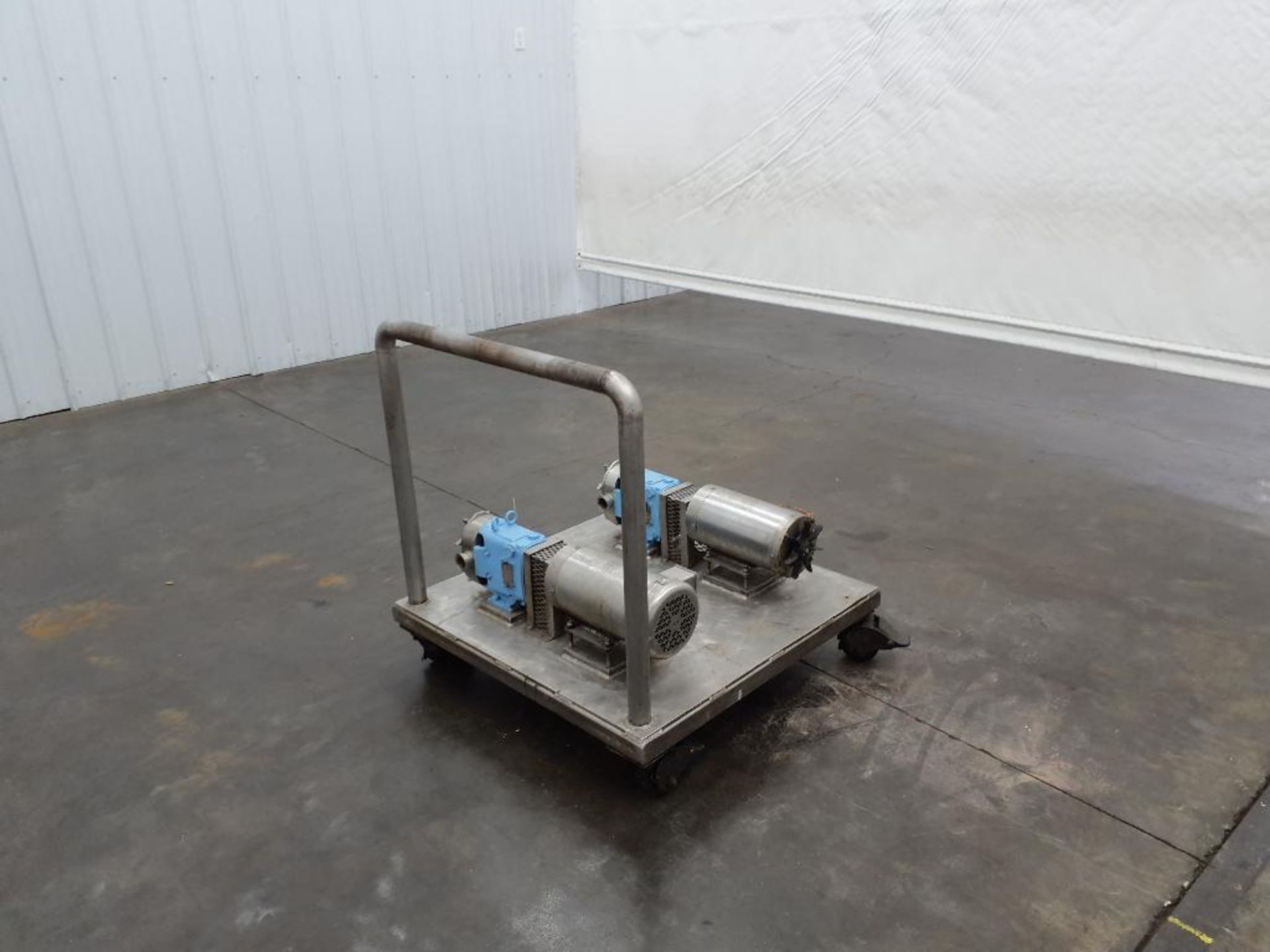 Used Skid of (2) SPX Waukesha Cherry-Burrell 018 U1 PD Pumps: The SPX ...