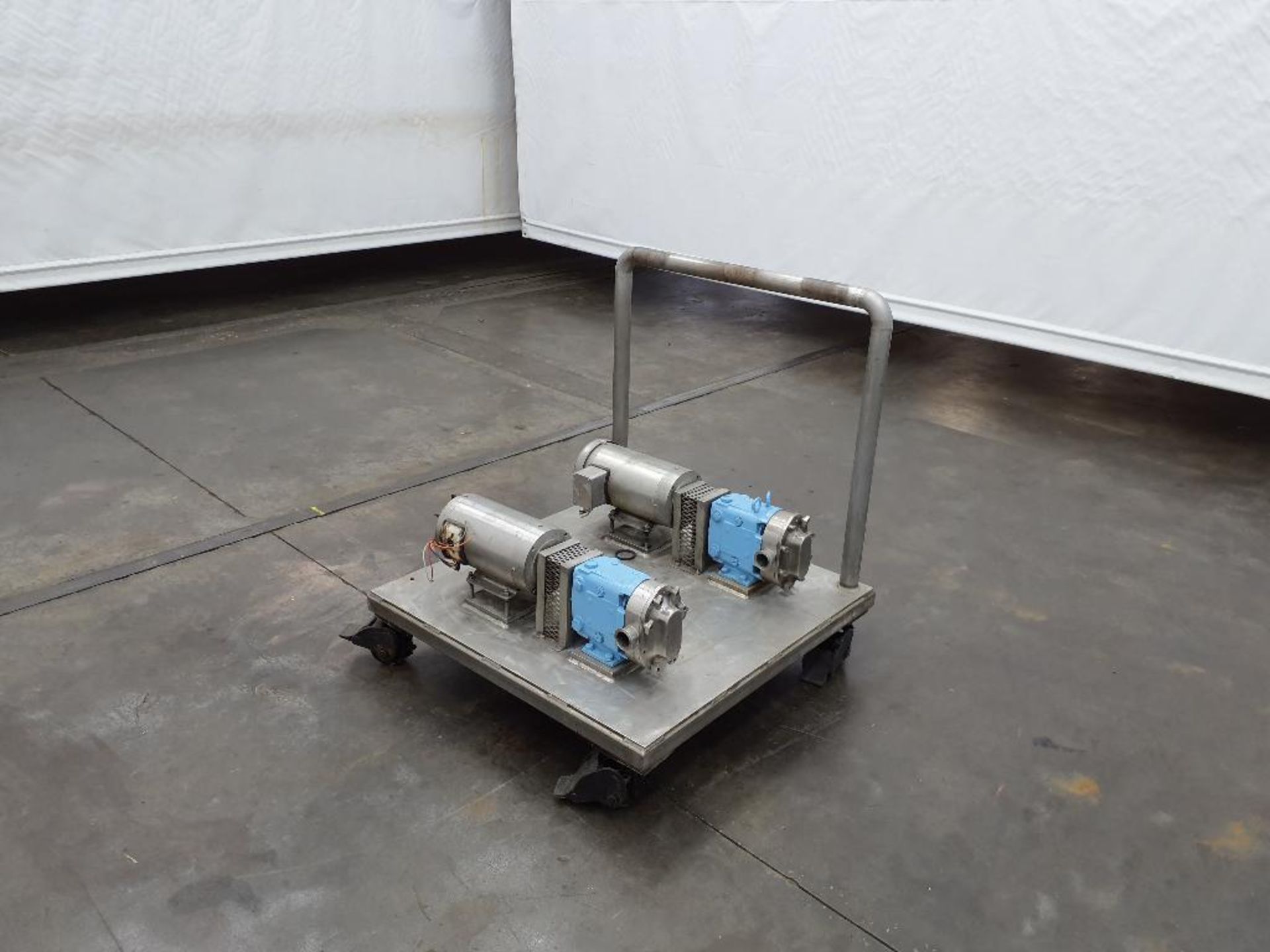 Used Skid of (2) SPX Waukesha Cherry-Burrell 018 U1 PD Pumps: The SPX ...