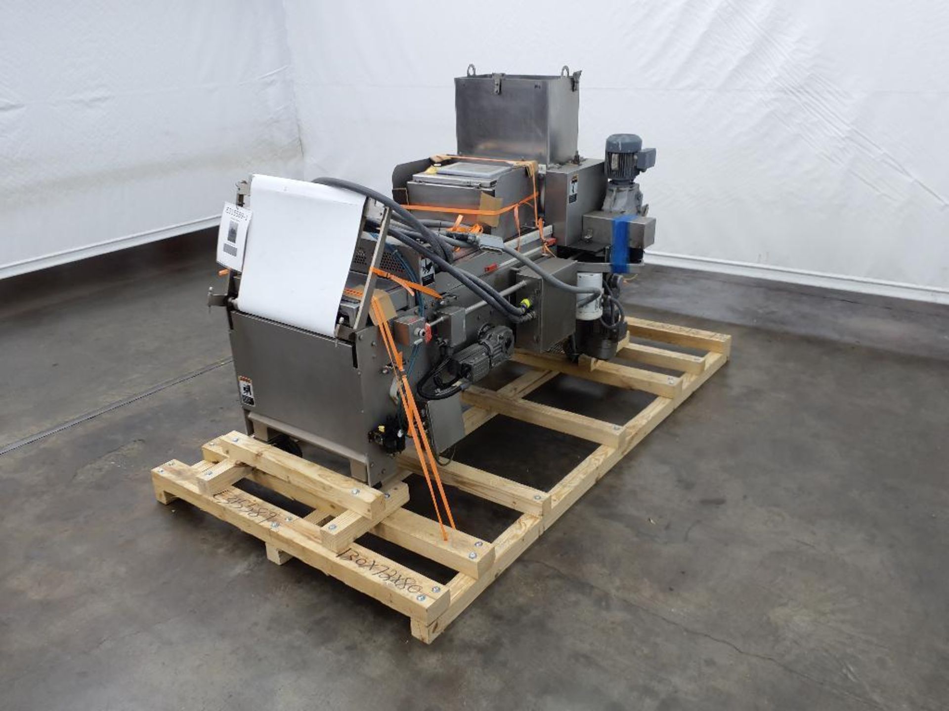Used APV Frozen Dough Wire Cut Cookie Depositor with: Hopper dimensions ...