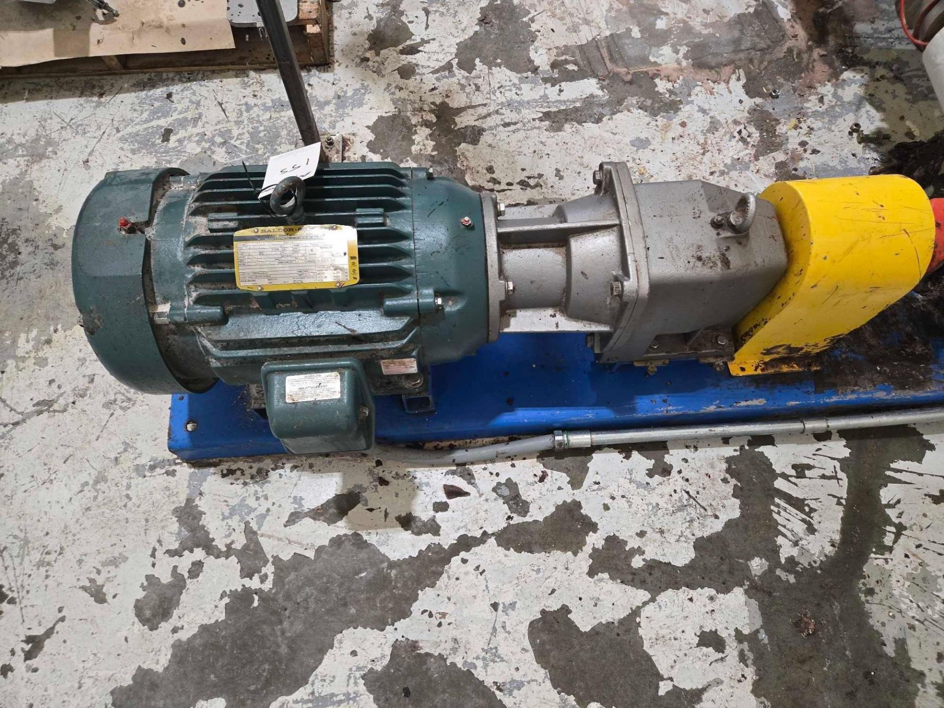 Used Roger Pumps Heavy Duty Helical Gear Pump with 10 Hp Motor with ...