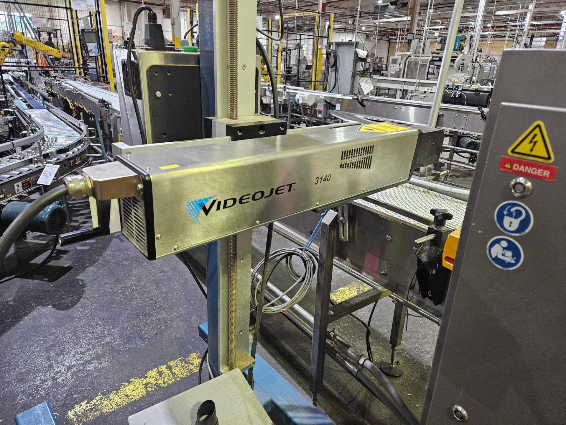 Used VideoJet 3140 Laser Coder with: Overall dimensions: Length: 42 ...