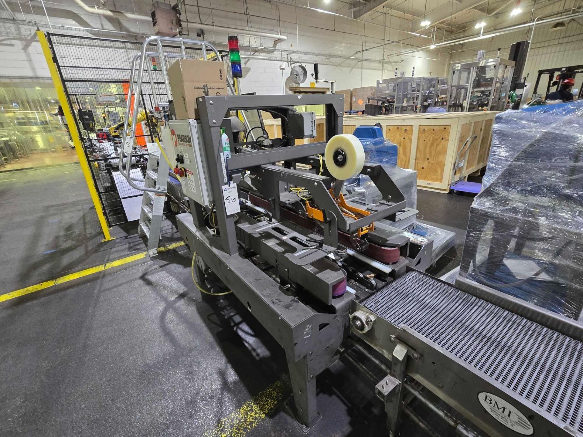 Used Pearson Packaging Systems Automatic Case Sealer Taper with: Serial ...