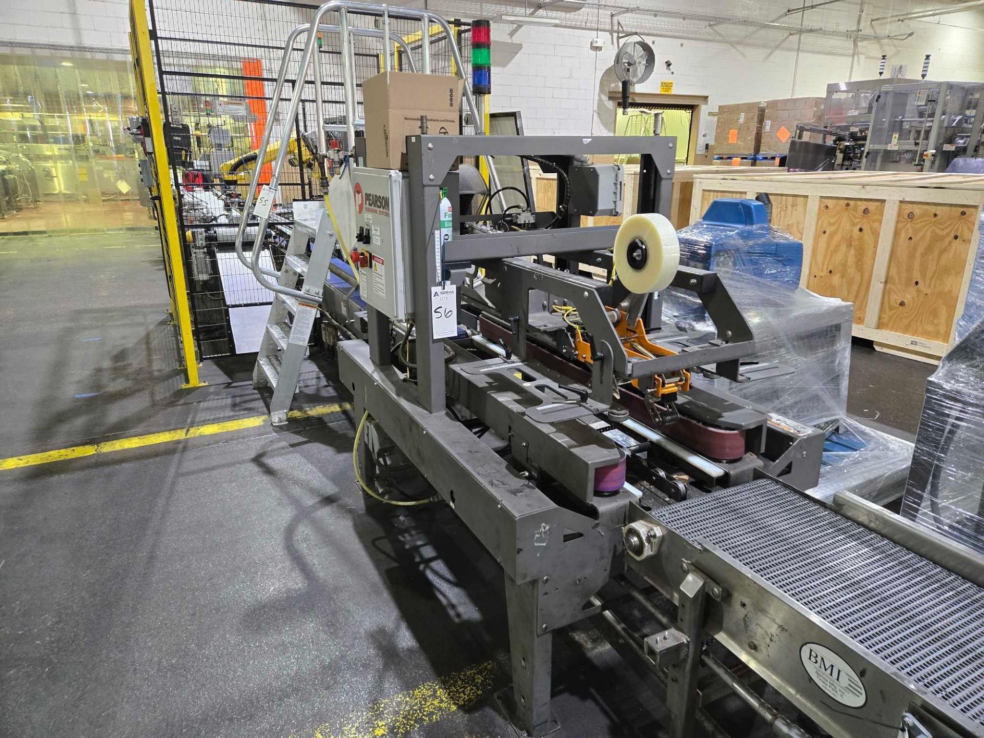Used Pearson Packaging Systems Automatic Case Sealer Taper with: Serial ...