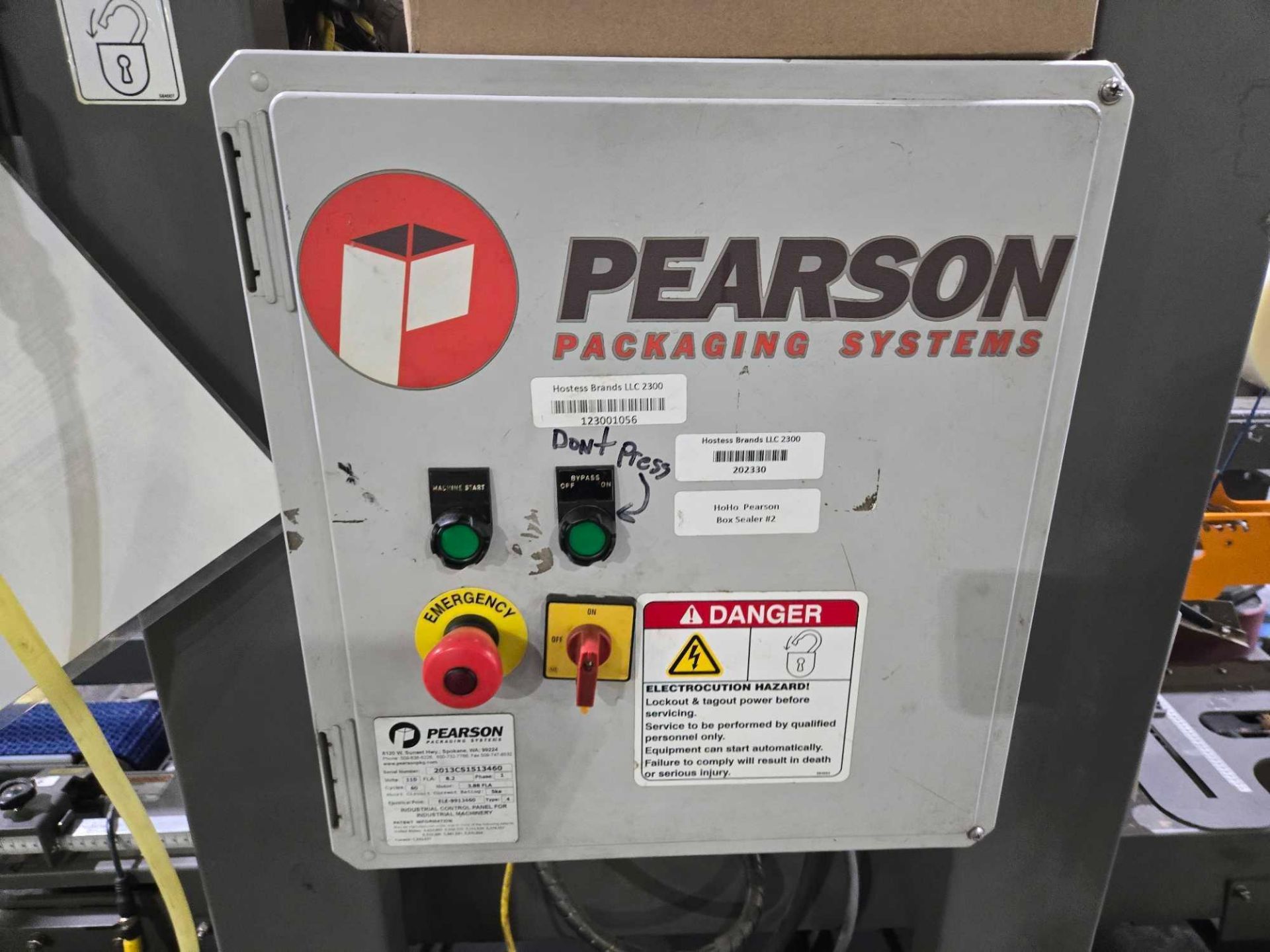 Used Pearson Packaging Systems Automatic Case Sealer Taper with: Serial ...