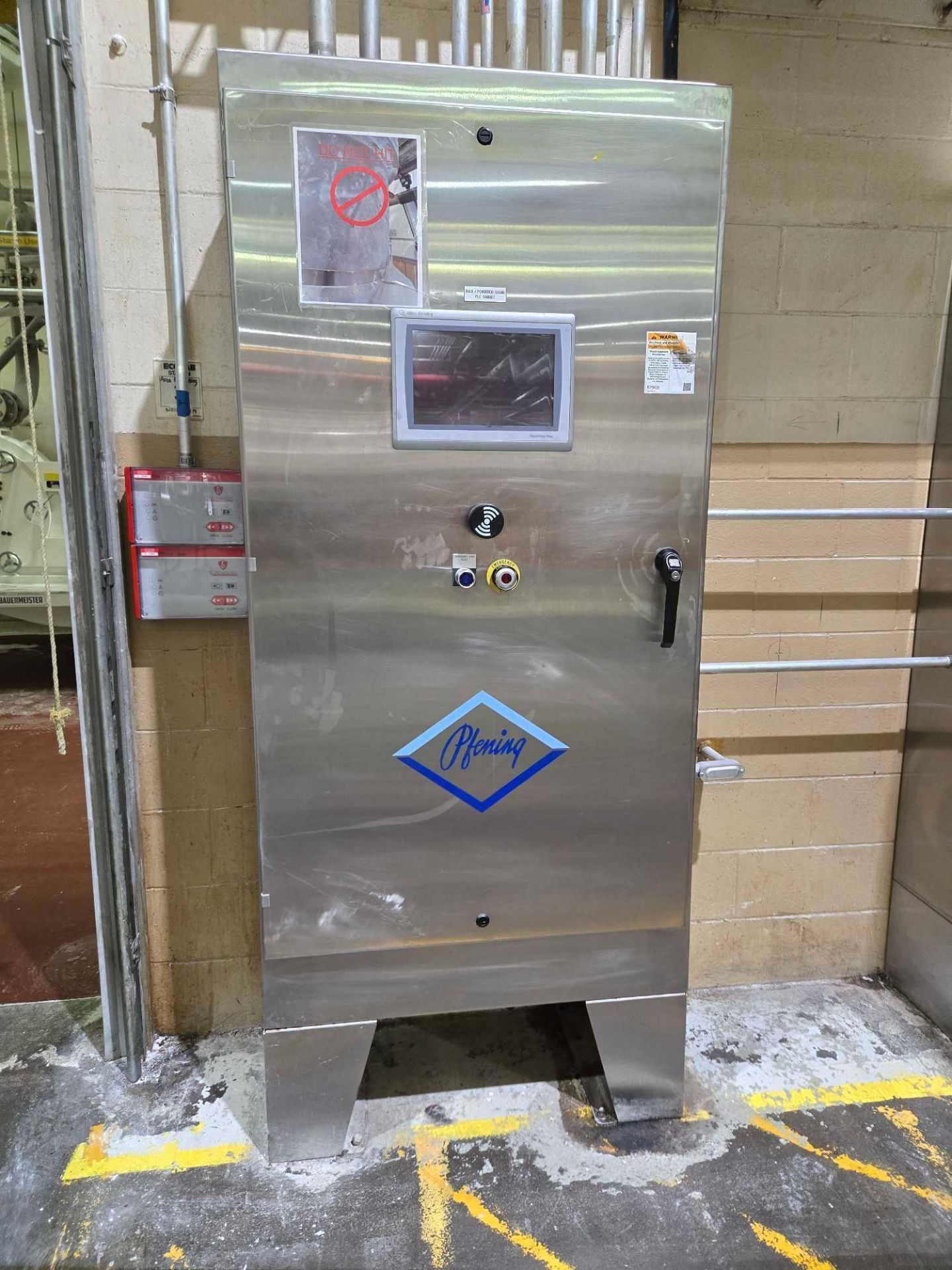 Used Control Panel with: Touch Screen panel view Includes Allen Bradley ...