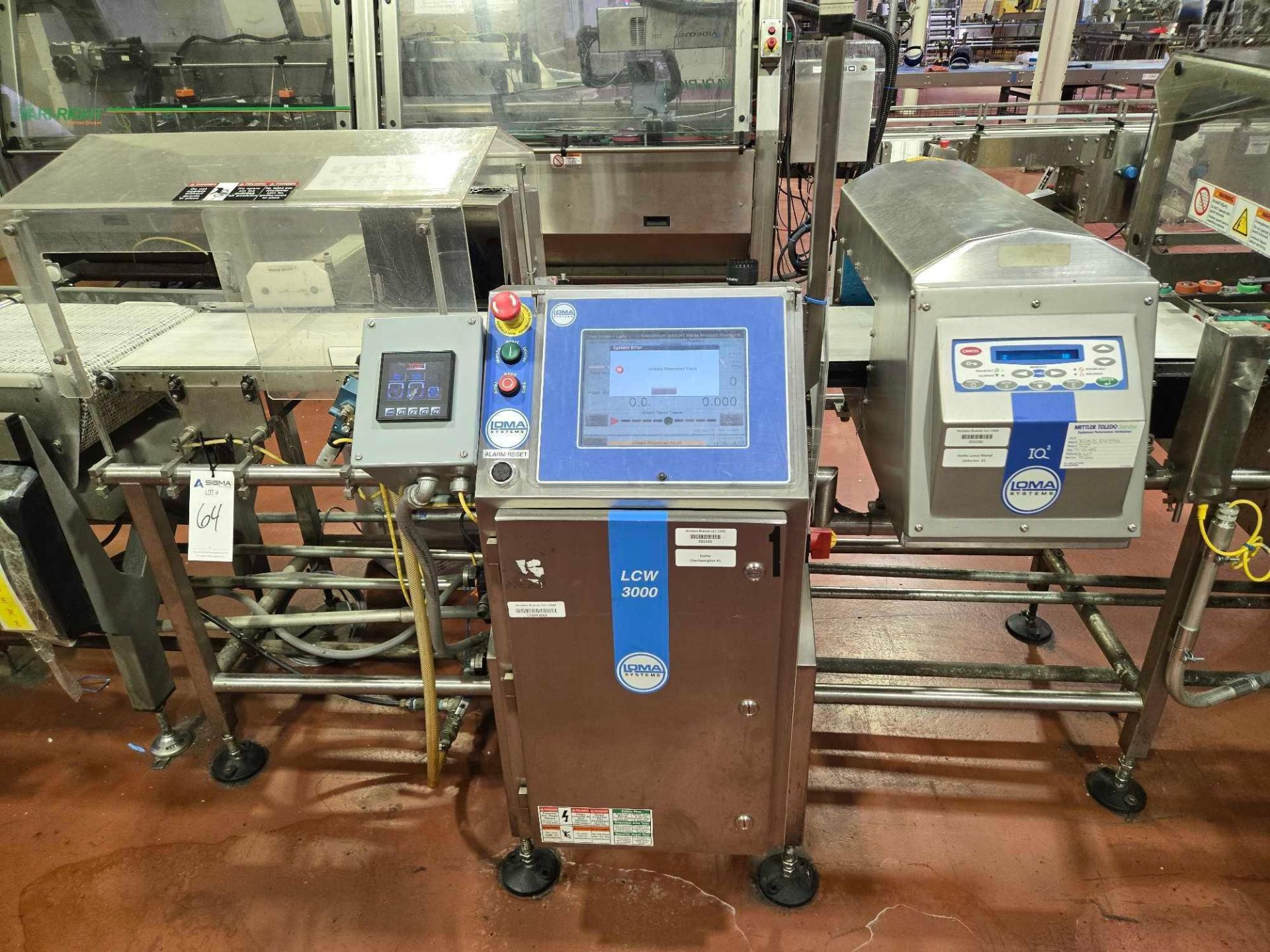 Used Loma Combination Metal Detector and Check Weigher with: Year: May ...