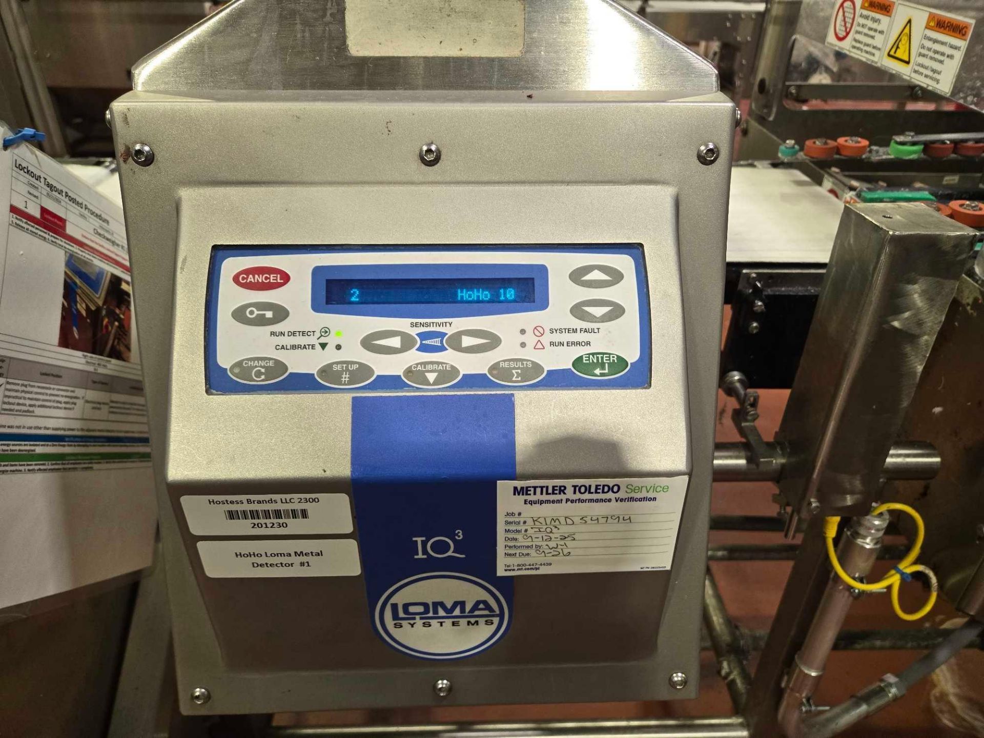 Used Loma Combination Metal Detector and Check Weigher with: Year: May ...