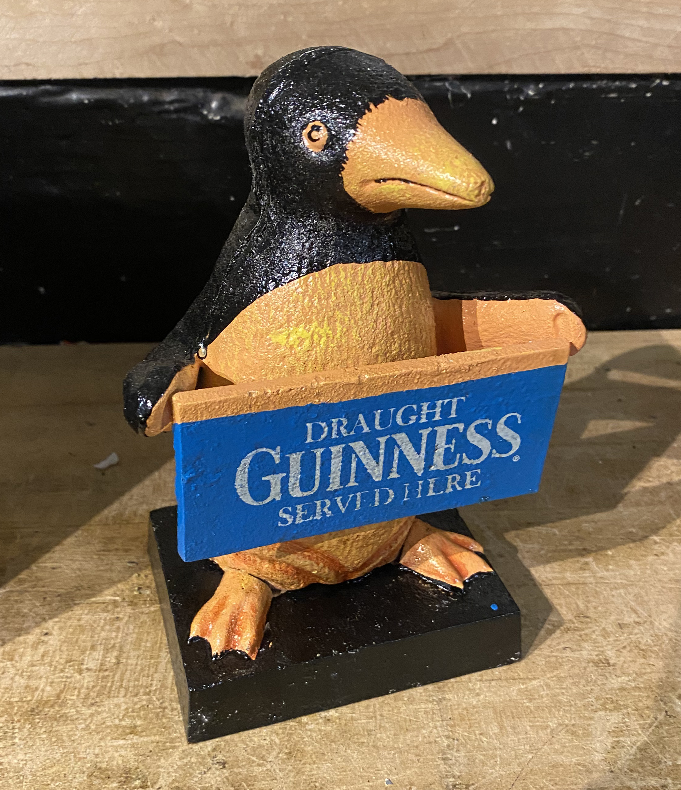 CAST IRON GUINNESS PENGUIN