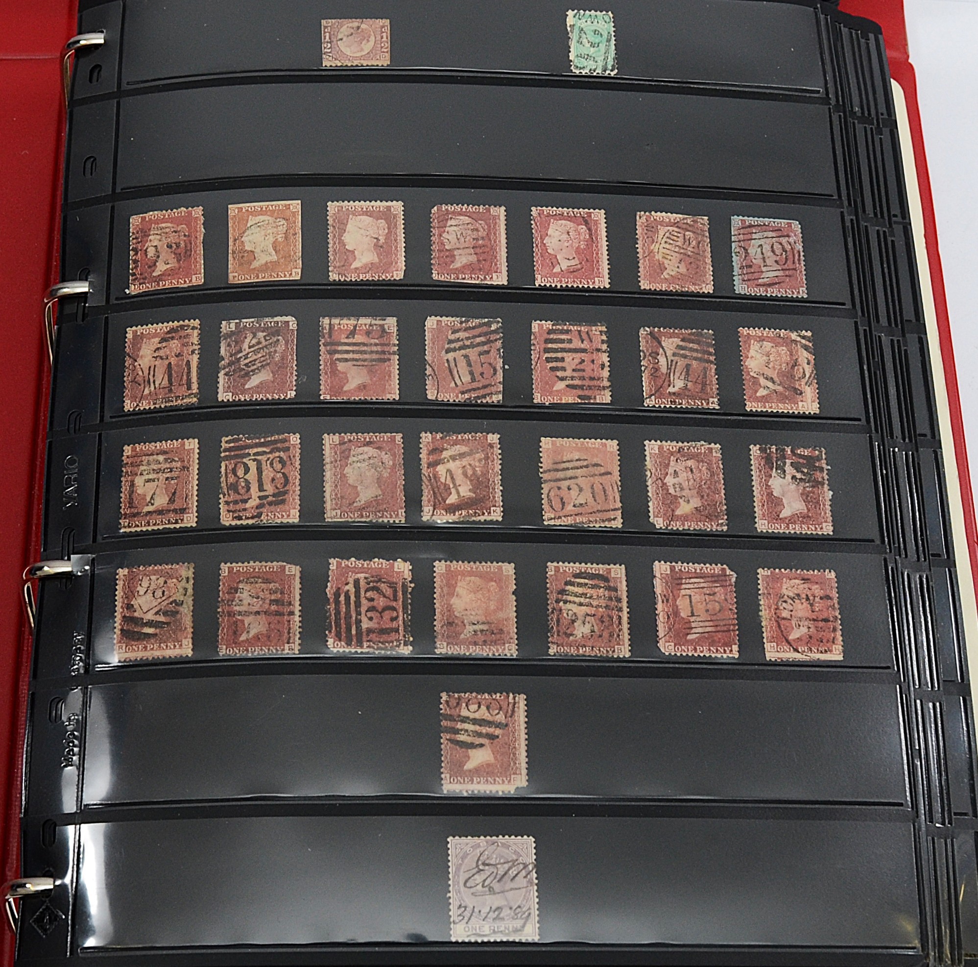 A collection of GB (Great Britain) postage stamps in two stockbooks ...