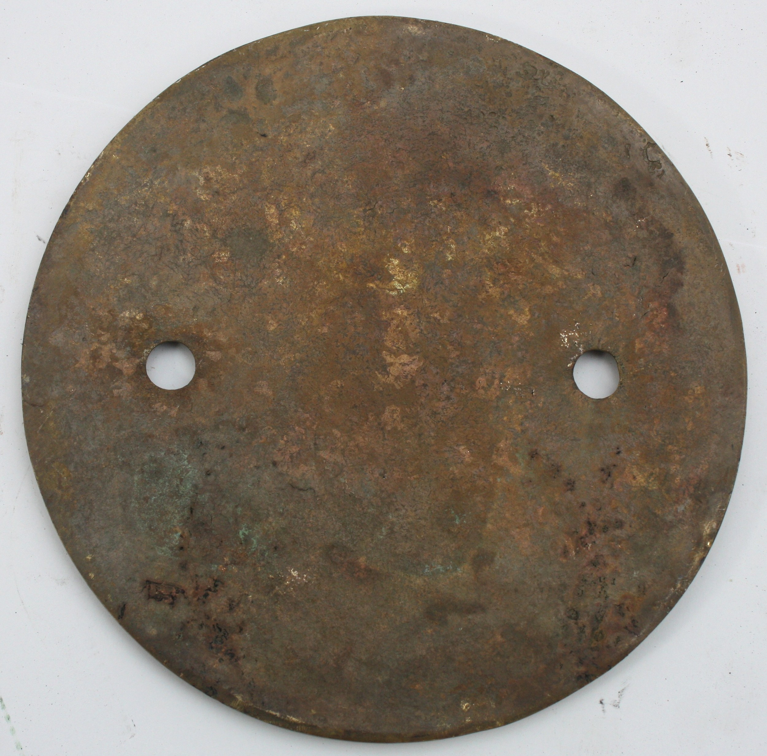 Brass round locomotive works plate- North British Locomotive Co Ltd ...