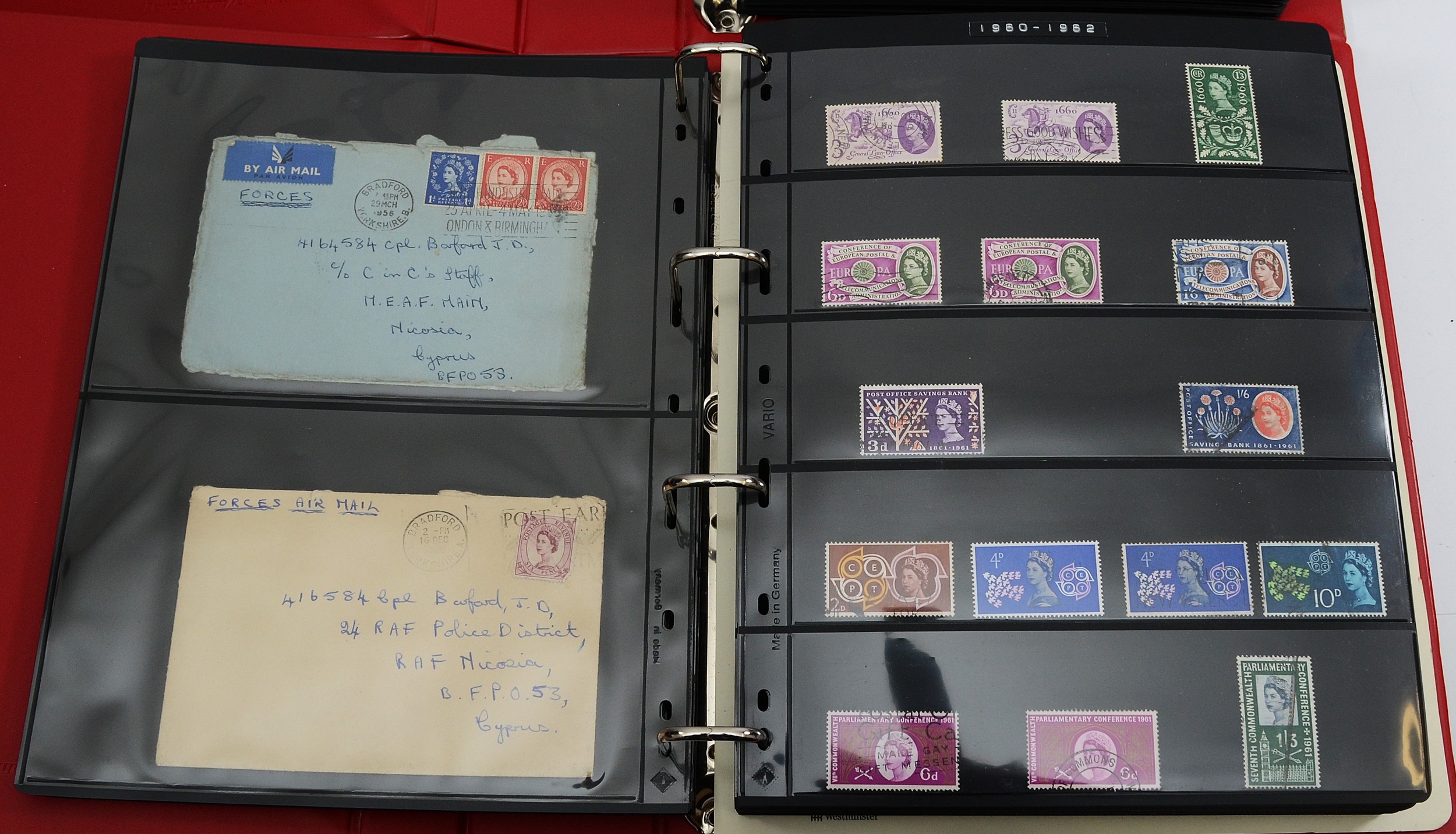 A collection of GB (Great Britain) postage stamps in two stockbooks ...