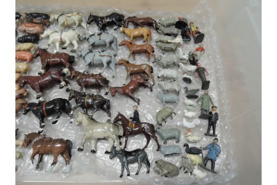 Britains and similar Lead Farm Animals and Figures, Cows, Horses, Pigs ...