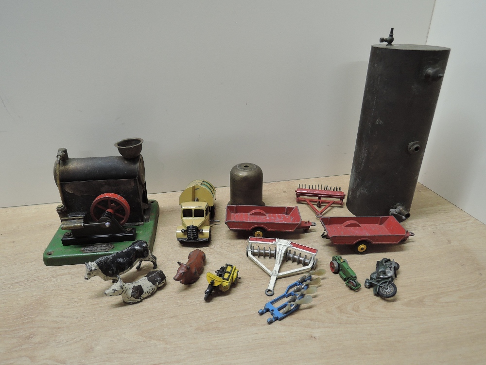ESL Stationary Spirit Fired Steam Engine with burner (af), Brass ...