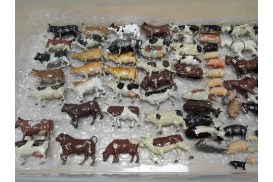 Britains and similar Lead Farm Animals and Figures, Cows, Horses, Pigs ...