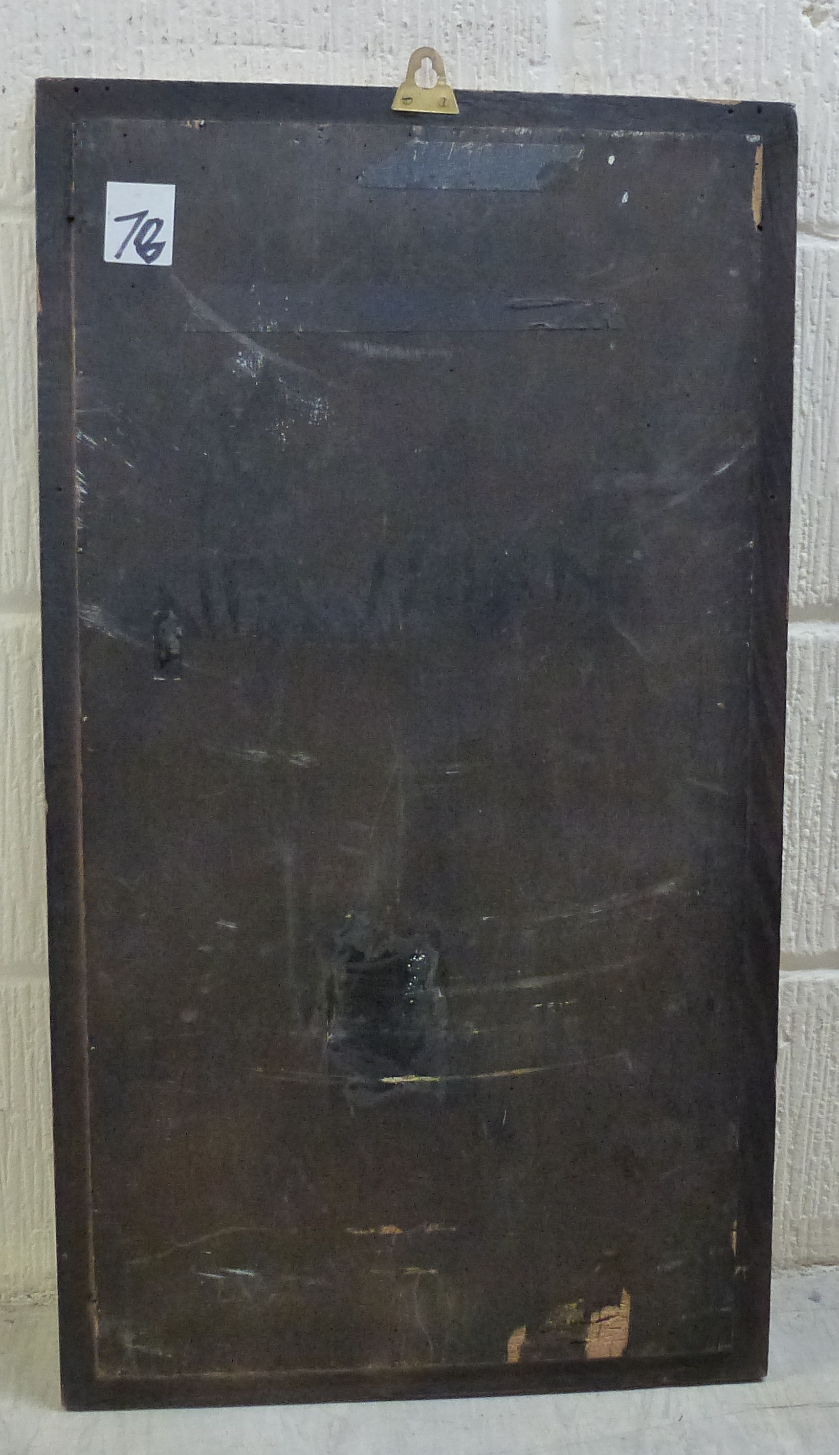An early 20thC promotional advertising mirror 'Fry's Chocolate' 13" x ...