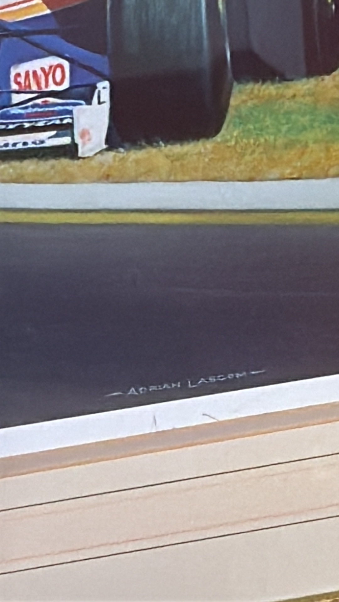 Adrian L. (signature indistinct), limited-edition motor racing print ...