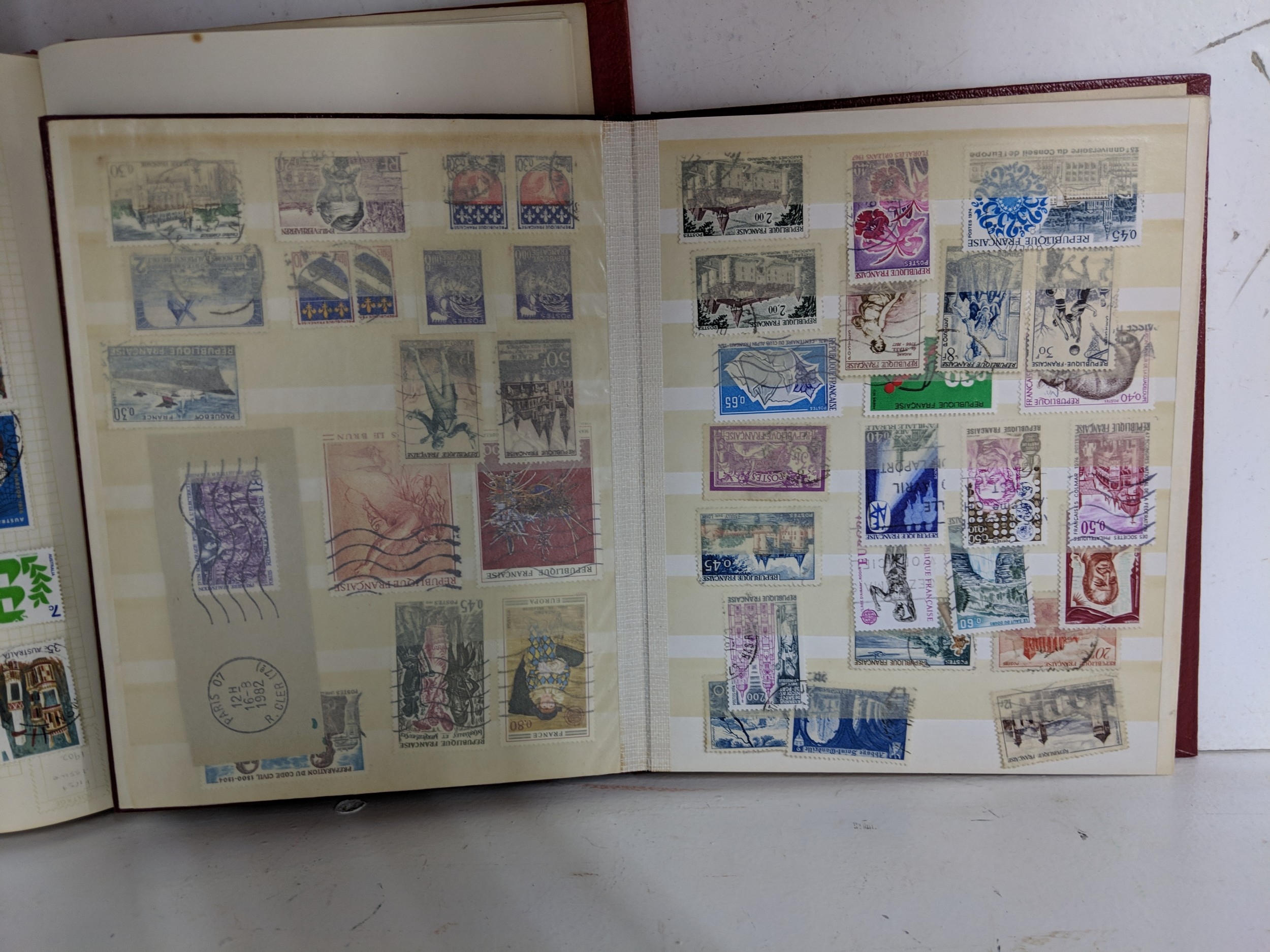 Postage stamps to include examples from Australia, Iraq, Iran, Germany ...